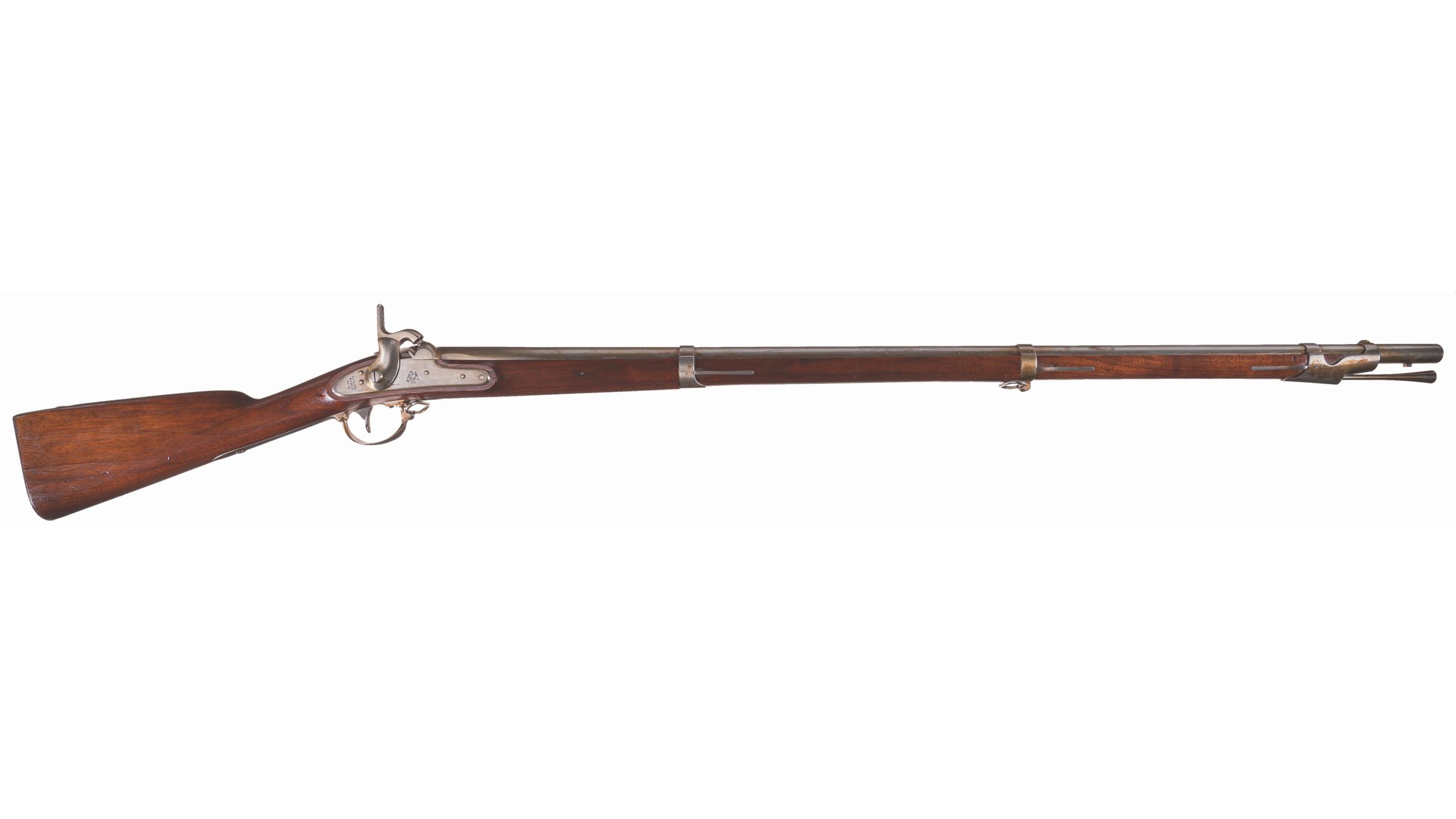 U.S. Springfield Model 1842 Percussion Musket Dated 1853 | Rock Island ...