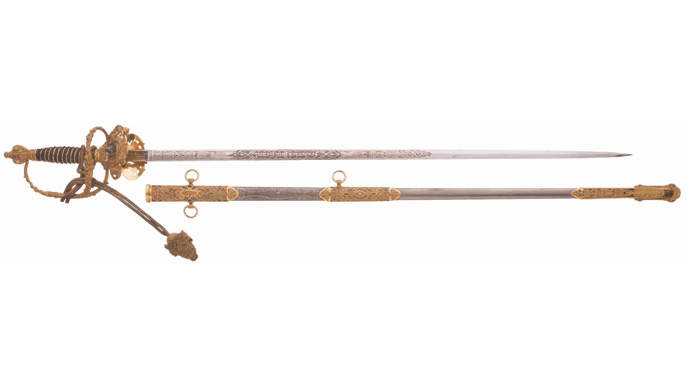 Officers Sword Presented to Brigadier General Frederick D. Grant | Rock ...