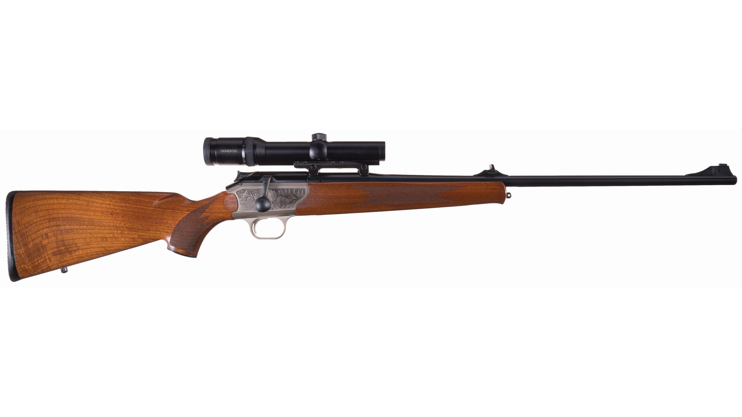 Engraved Blaser Model R93 Luxus Rifle with Swarovski Scope | Rock ...