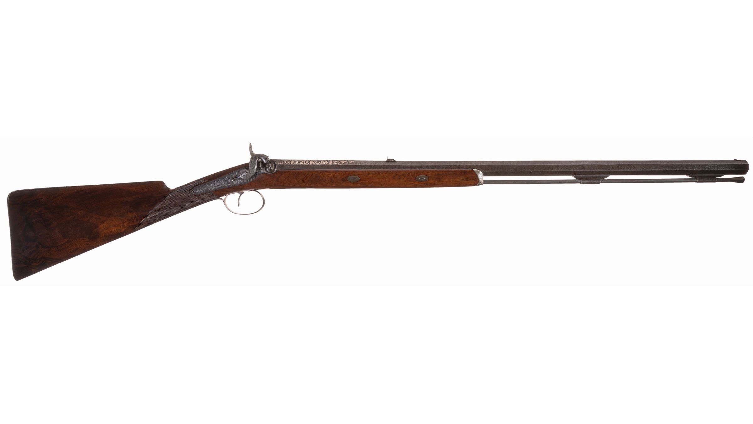 W.F. Mills Single Barrel Percussion Sporting Rifle | Rock Island Auction