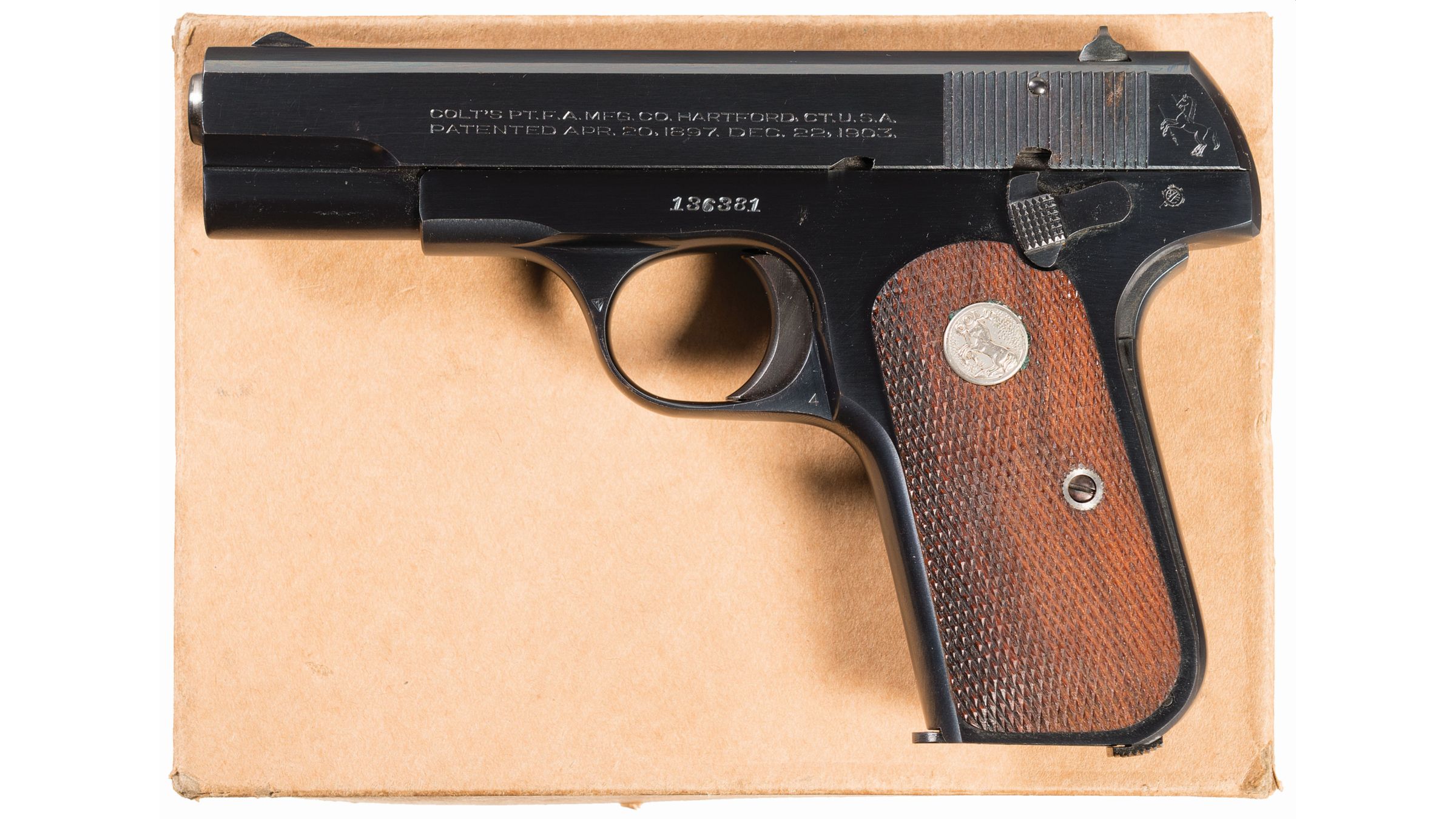 U.S. Colt Model 1908 Pocket Hammerless Semi-Automatic Pistol | Rock ...