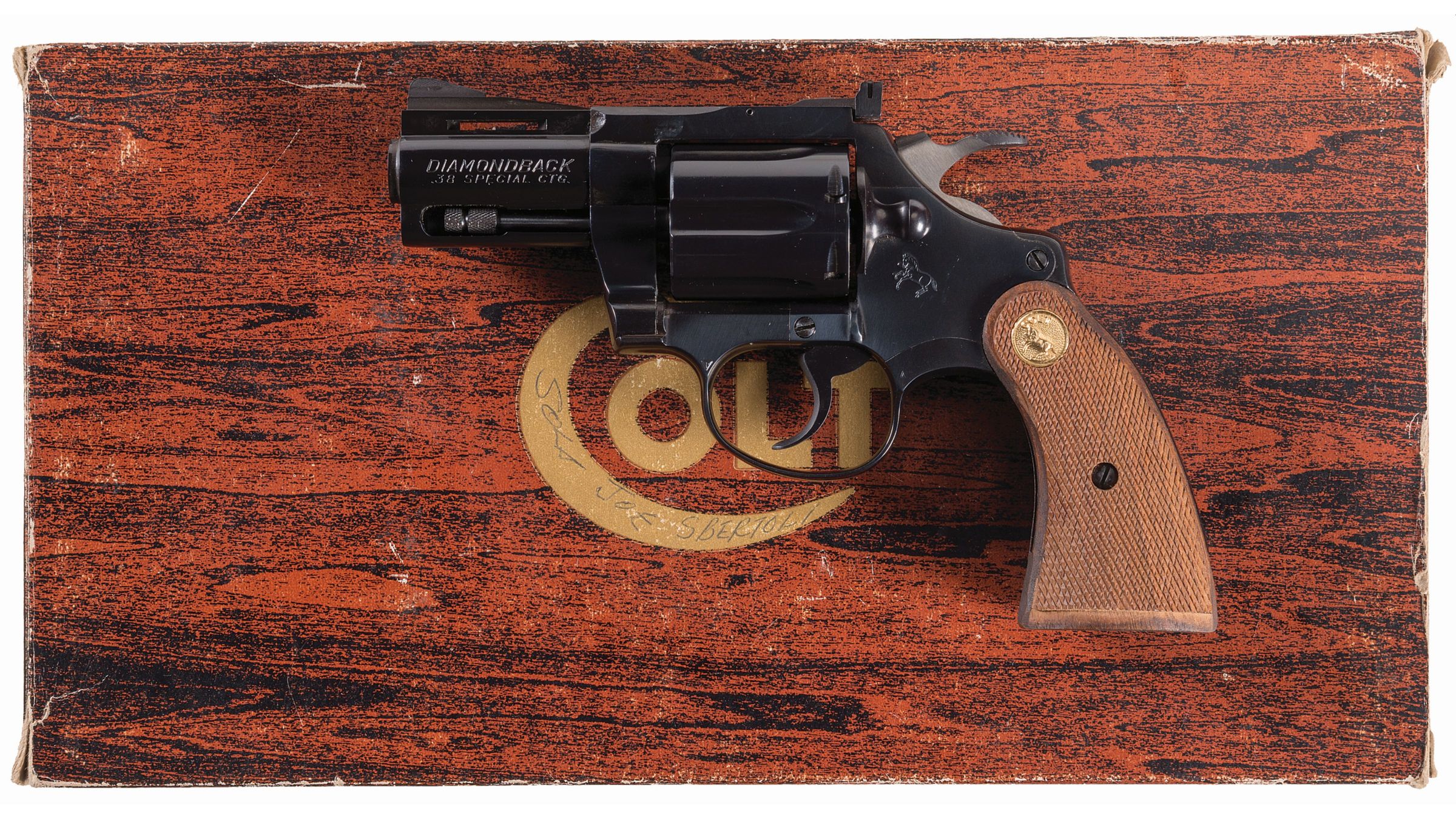 Colt Diamondback Double Action Revolver with 2 1/2 Inch Barrel | Rock ...