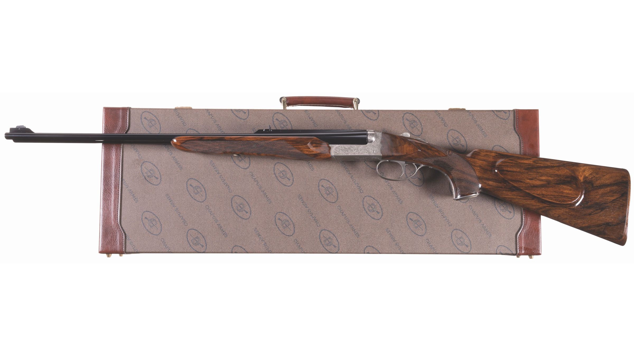 Engraved Chapuis Express Double Rifle with Case | Rock Island Auction