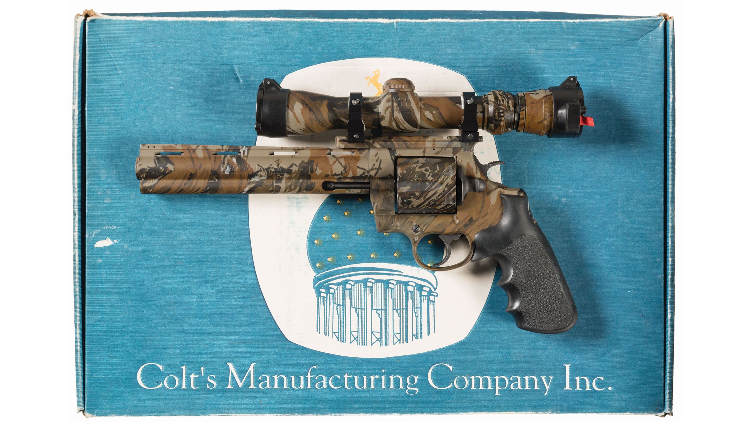 Colt Team Realtree Anaconda Double Action Revolver with Scope | Rock ...