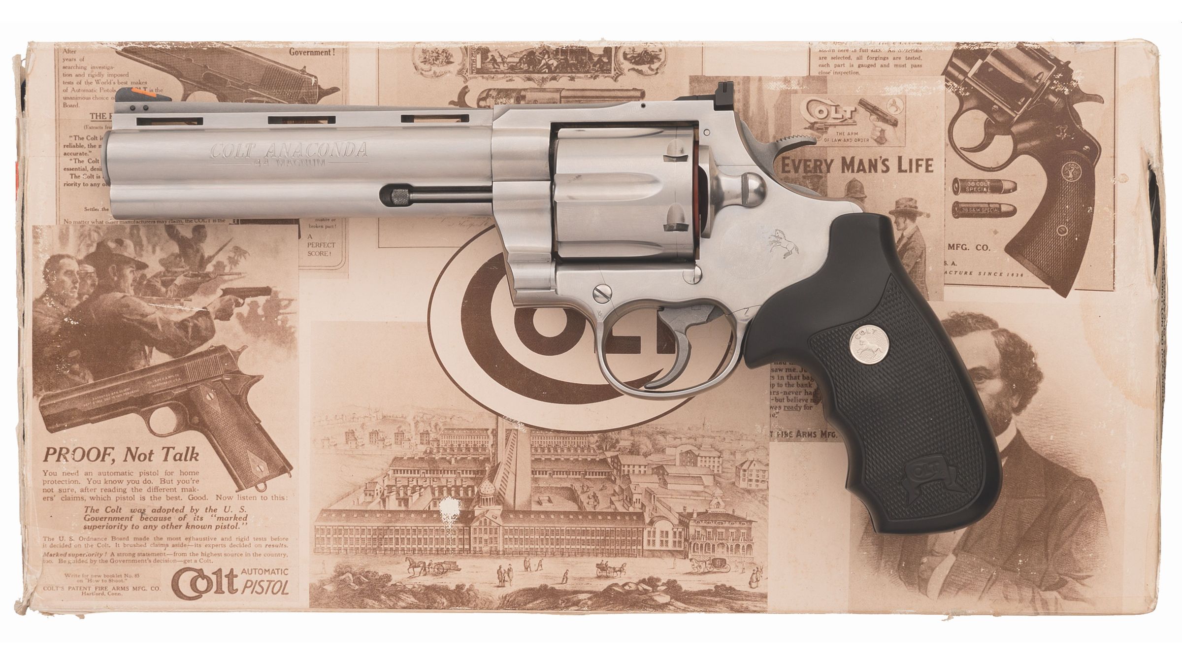 Colt Anaconda Double Action Revolver with Case and Box | Rock Island ...