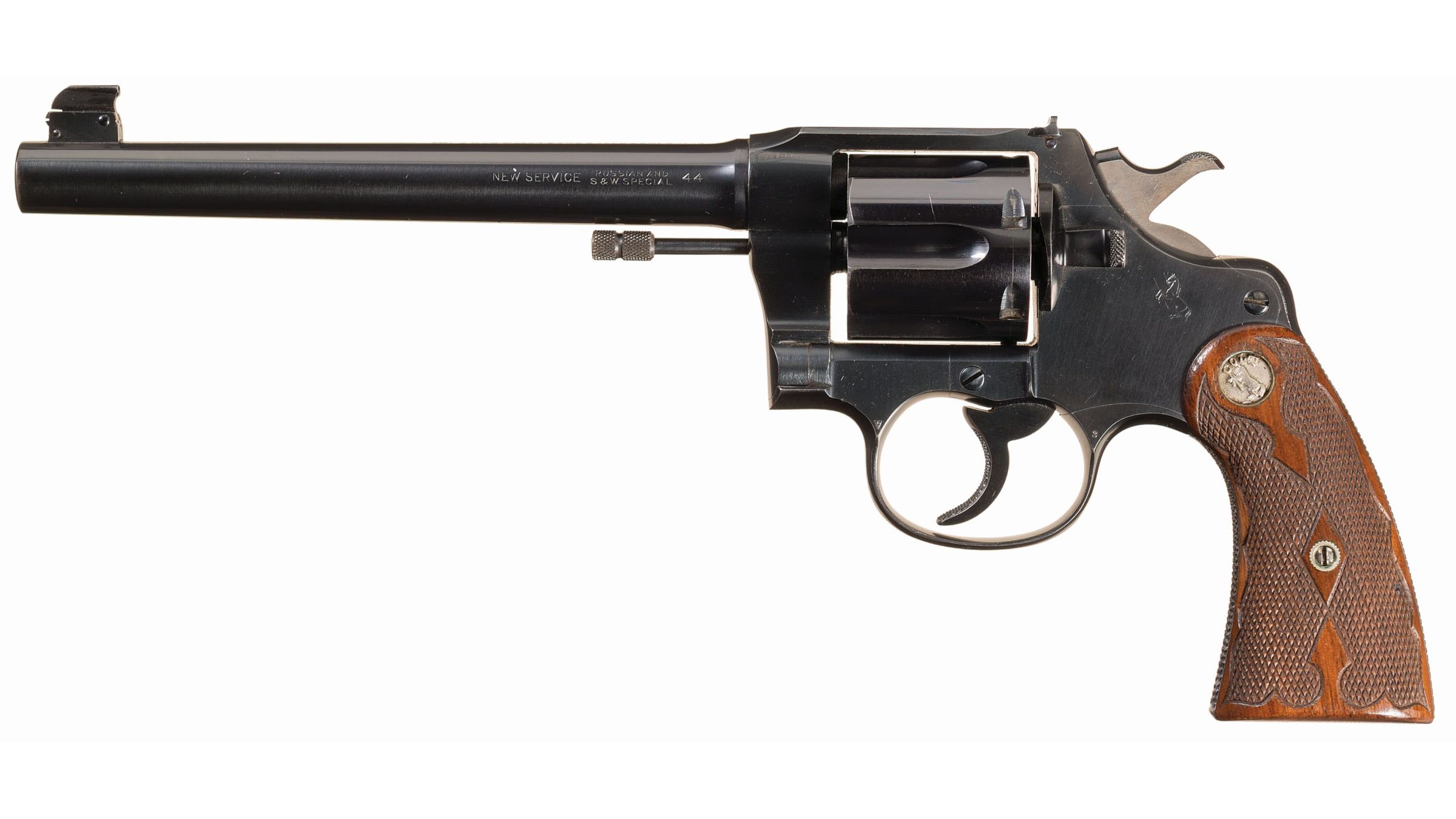 Colt New Service Target Revolver, Russian/S&W Caliber | Rock Island Auction