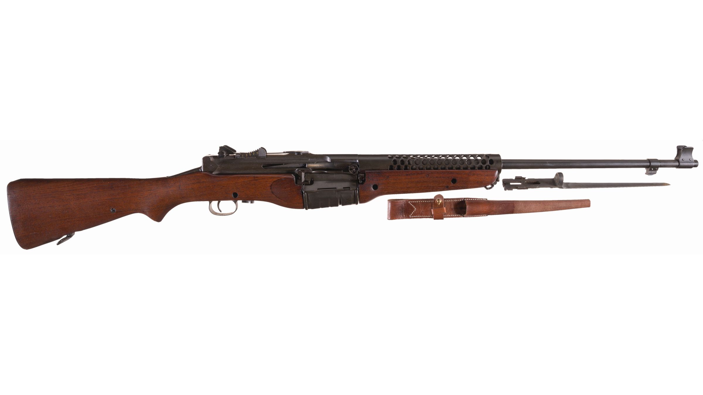 WWII Johnson Model 1941 Semi-Automatic Rifle with Bayonet | Rock Island ...