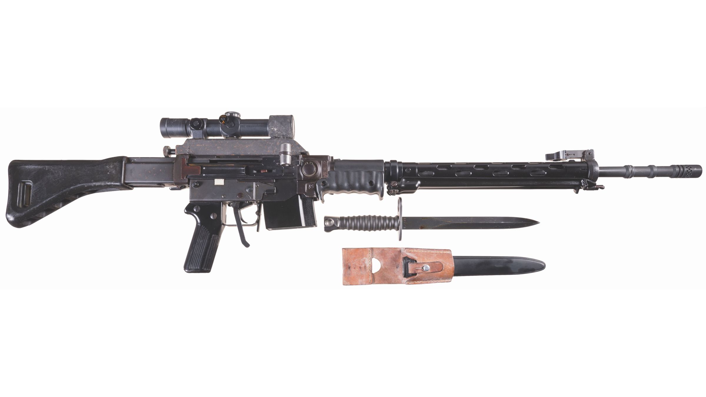Desirable SIG Model PE57 Semi-Automatic Rifle with Kern Scope | Rock ...