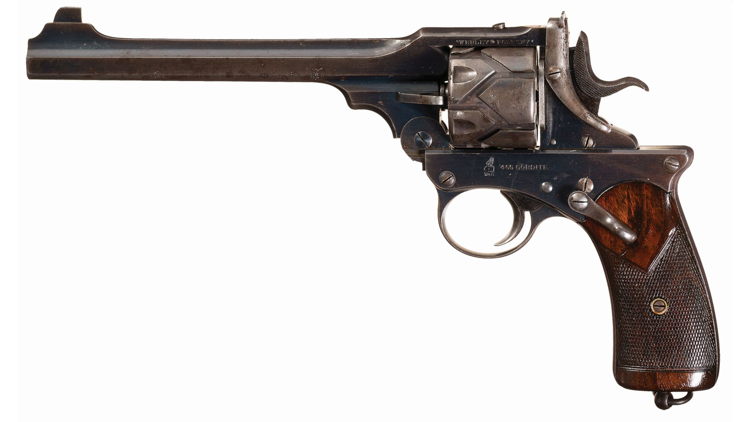 Army & Navy C.S.L. Marked Webley-Fosbery Automatic Revolver | Rock ...