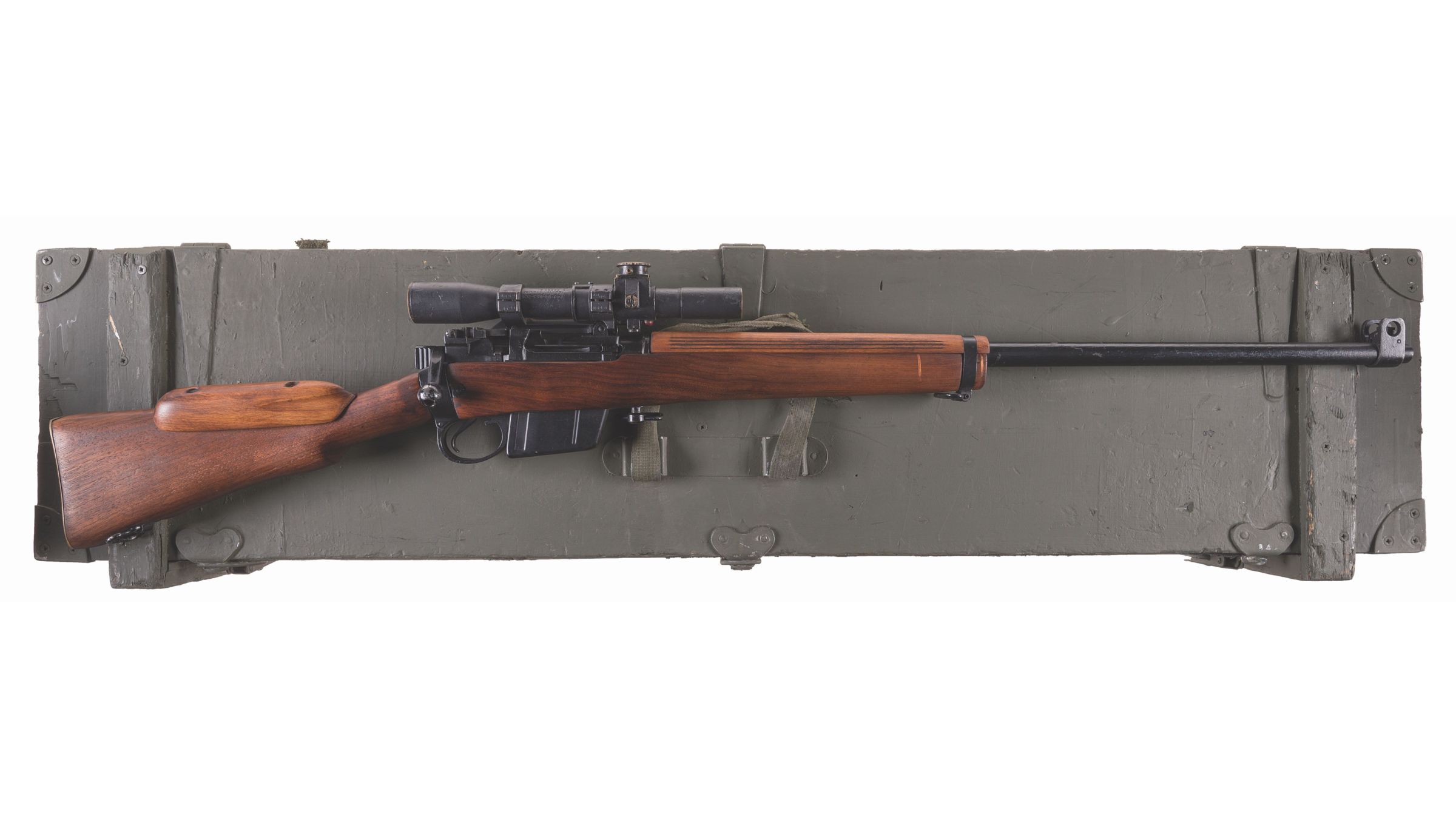 British Military Issue Model L42A1 Bolt Action Sniper Rifle | Rock ...