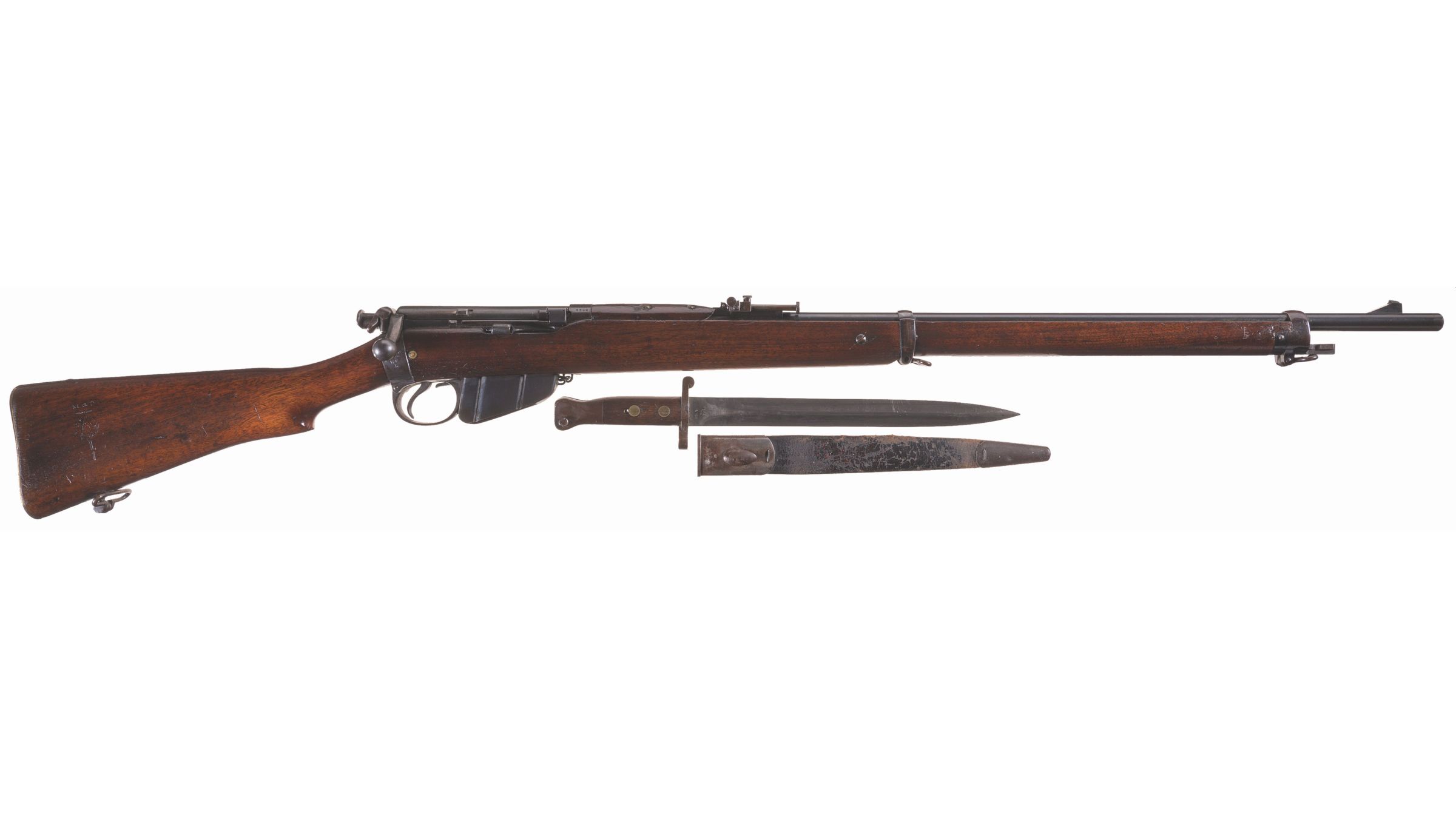 Antique BSA Lee Enfield Mark I Rifle with Bayonet | Rock Island Auction