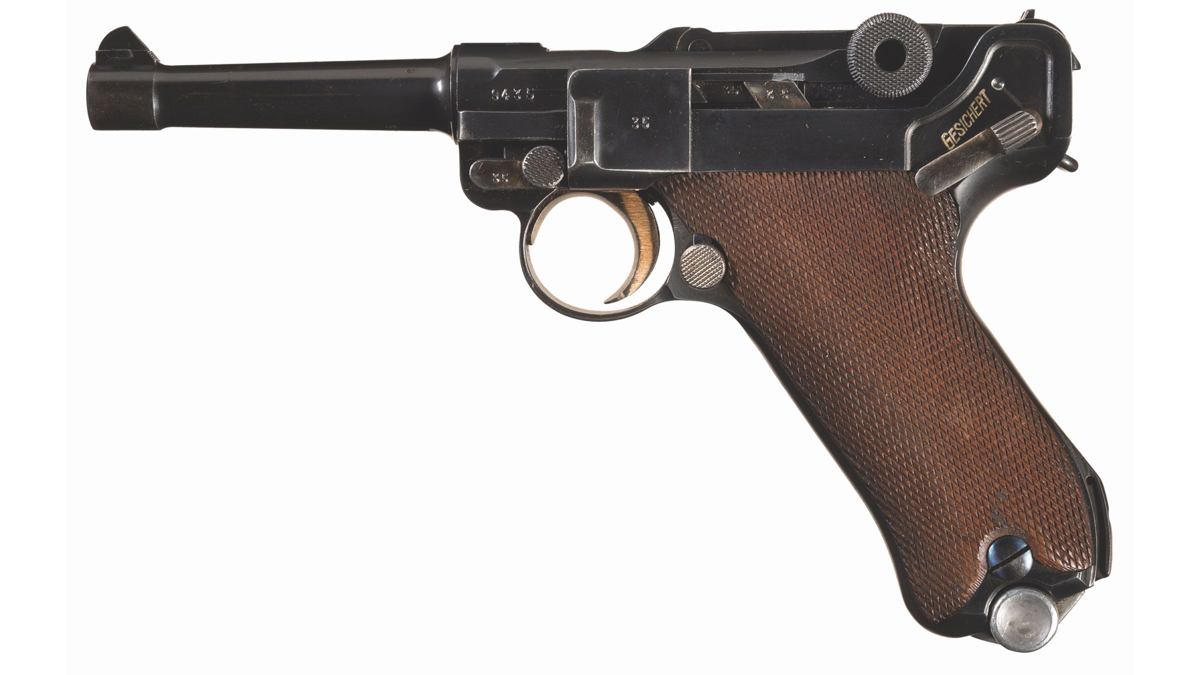 Mauser 'S/42' Luger Semi-Automatic Pistol with Holster | Rock Island ...