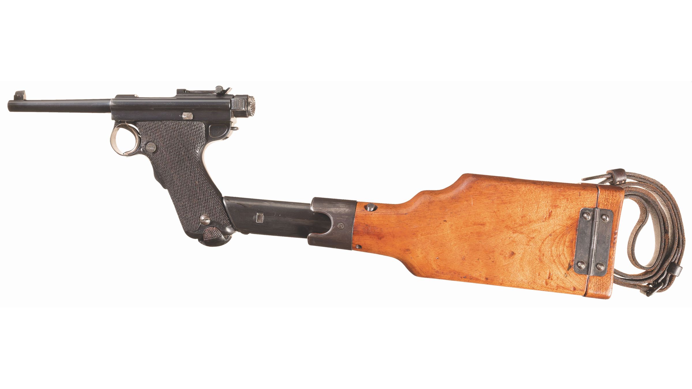 Rare Japanese Grandpa Nambu Pistol with Matching Stock | Rock Island ...