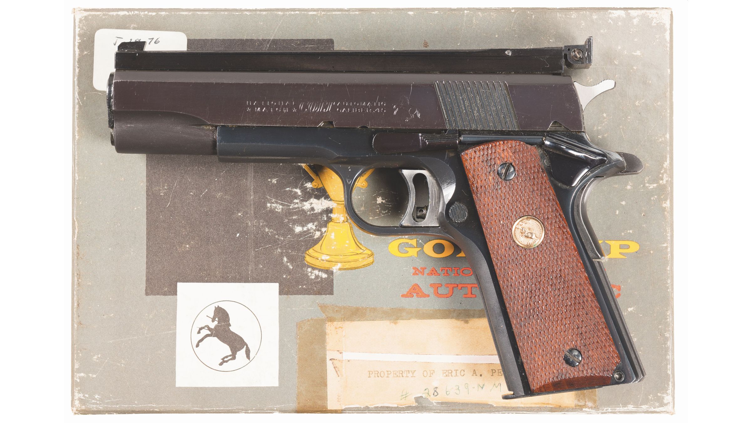Colt National Match Semi-Automatic Pistol with BO-MAR Rib | Rock Island ...