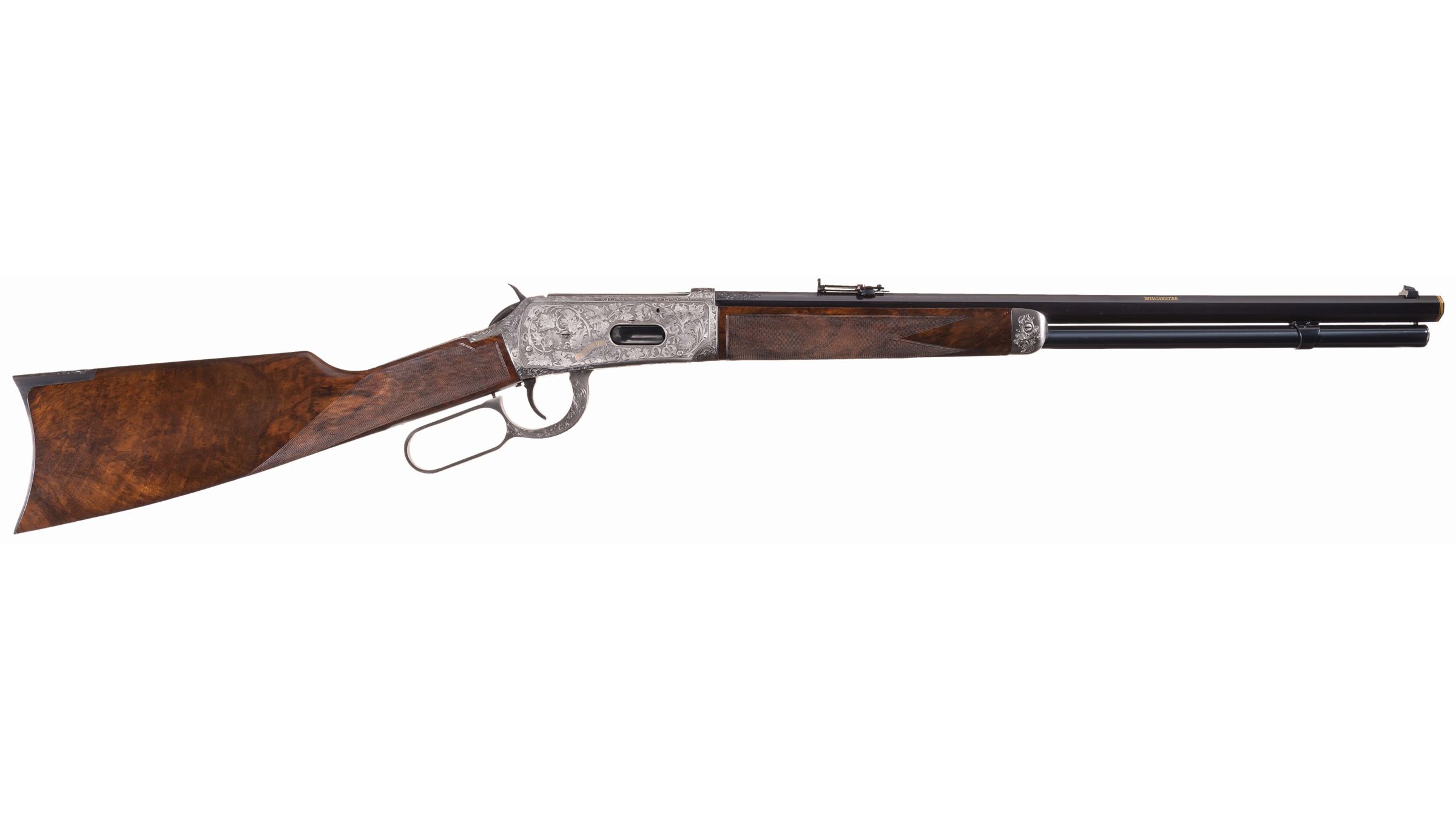 Signed Engraved Winchester Commemorative Lever Action Rifle | Rock ...
