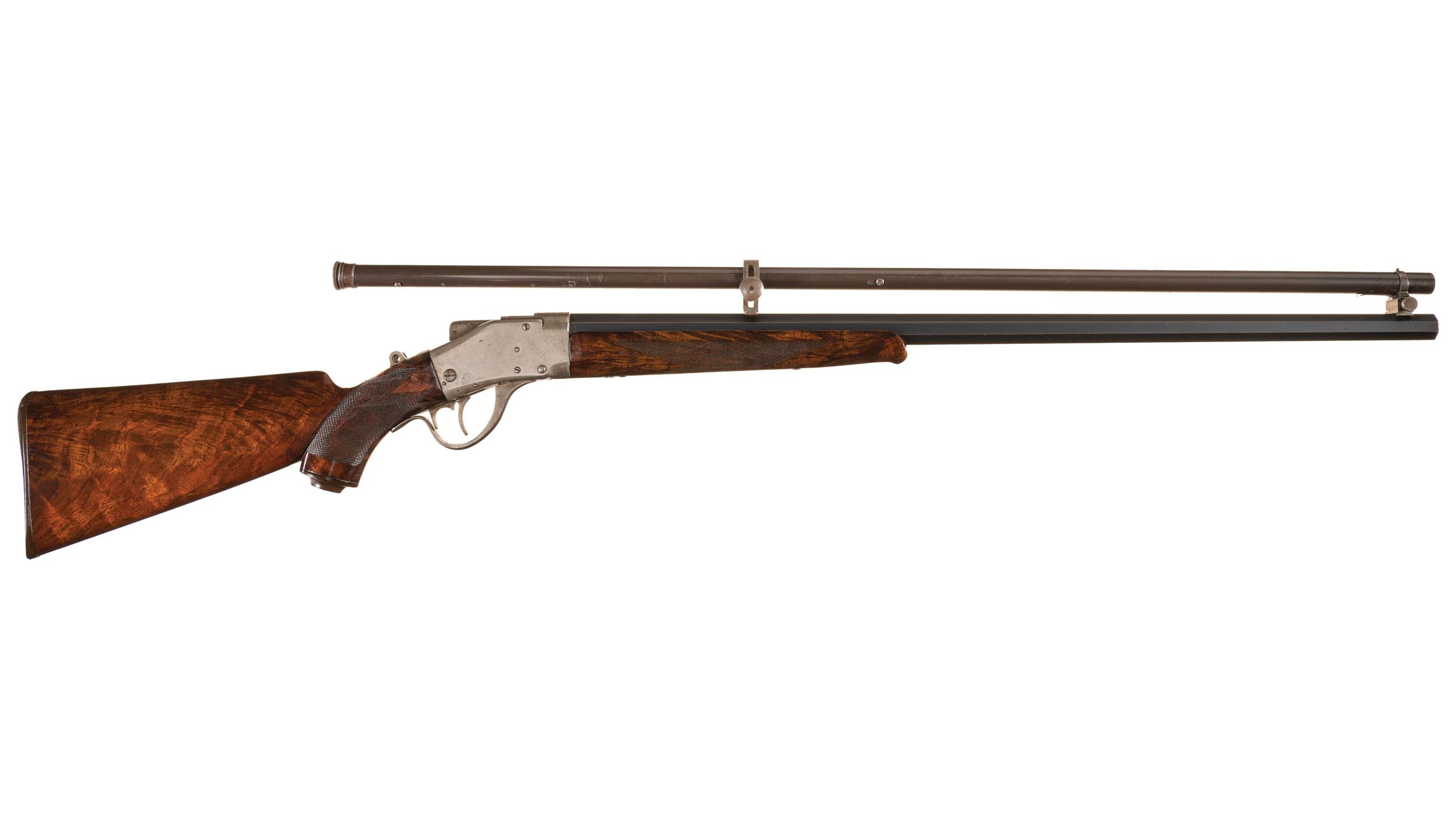 Sharps-Borchardt Model 1878 Single Shot Rifle with Scope | Rock Island ...