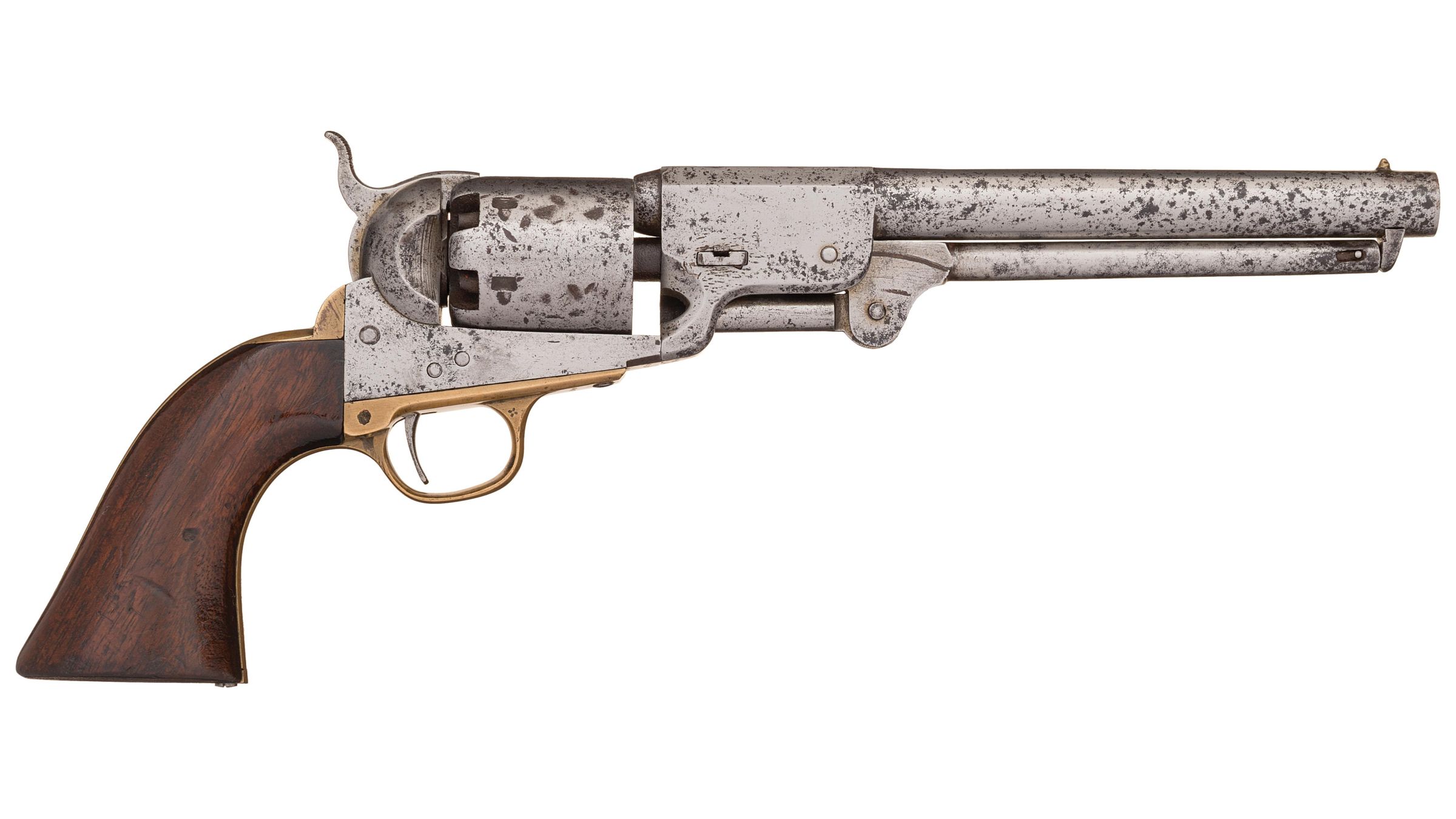 Confederate Leech Rigdon Revolver Made In Greensboro Georgia Unfired