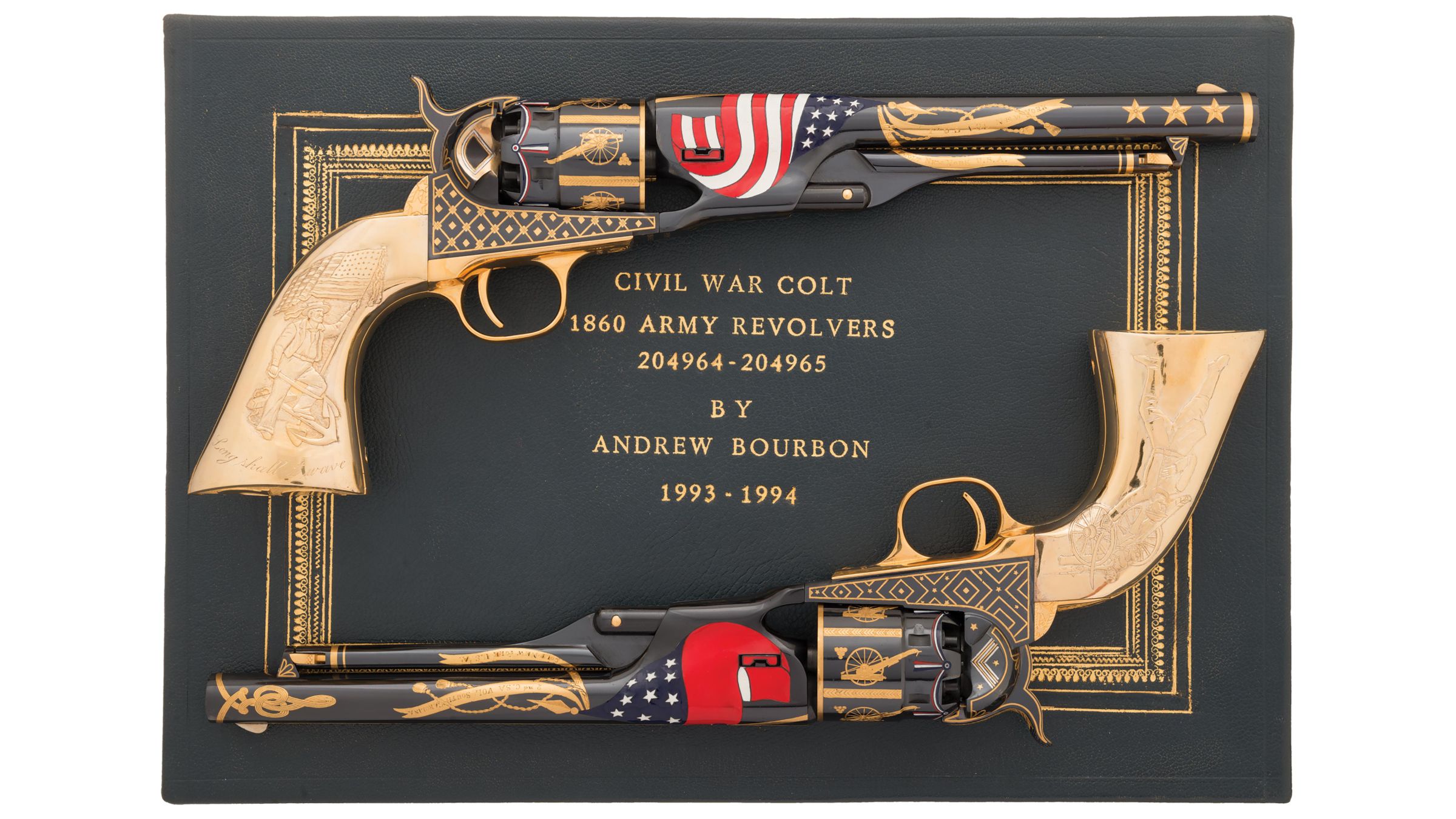 Pair of Tiffany Civil War Colt Model 1860 Army Revolvers | Rock Island ...