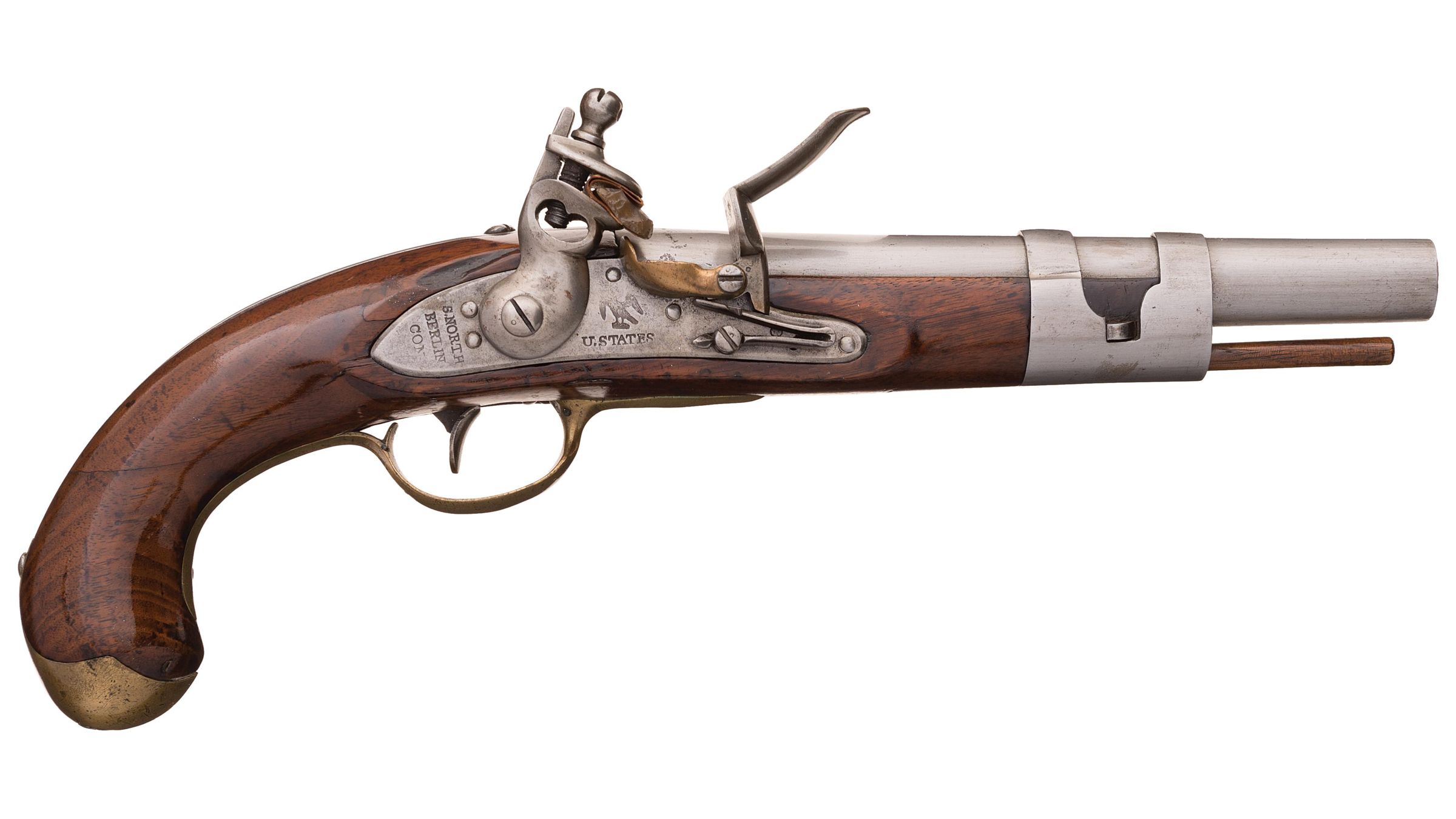 Simeon North Model 1811 Transition Flintlock Pistol | Rock Island Auction