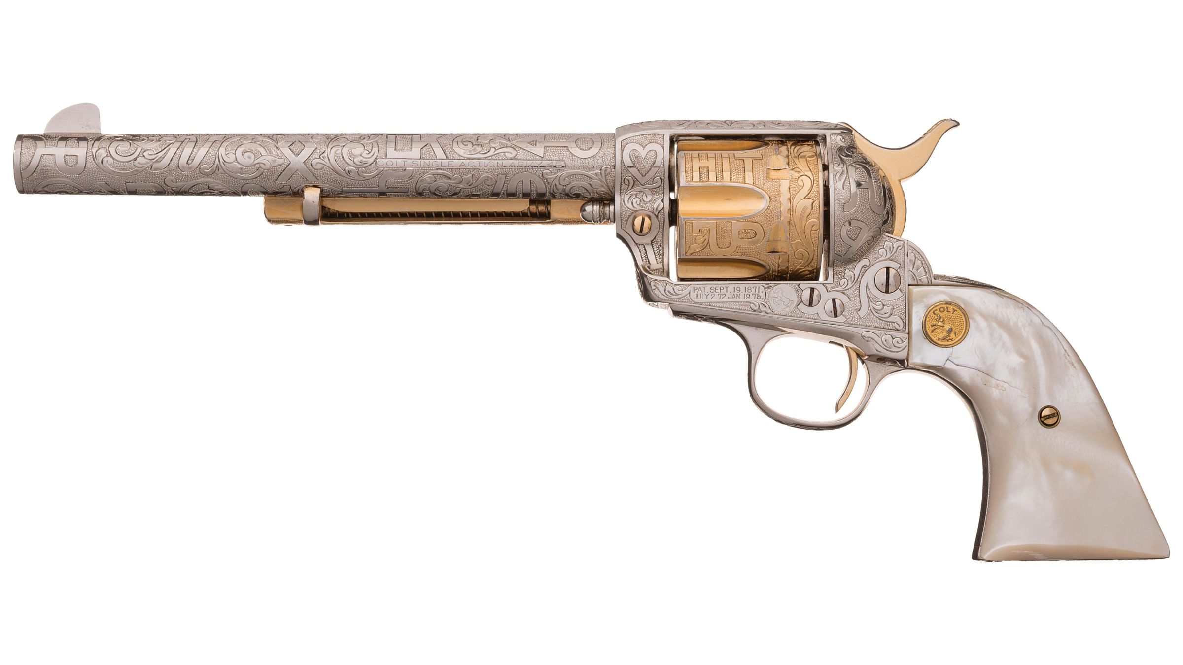 Cole Agee Style Custom Engraved Colt SAA Revolver | Rock Island Auction