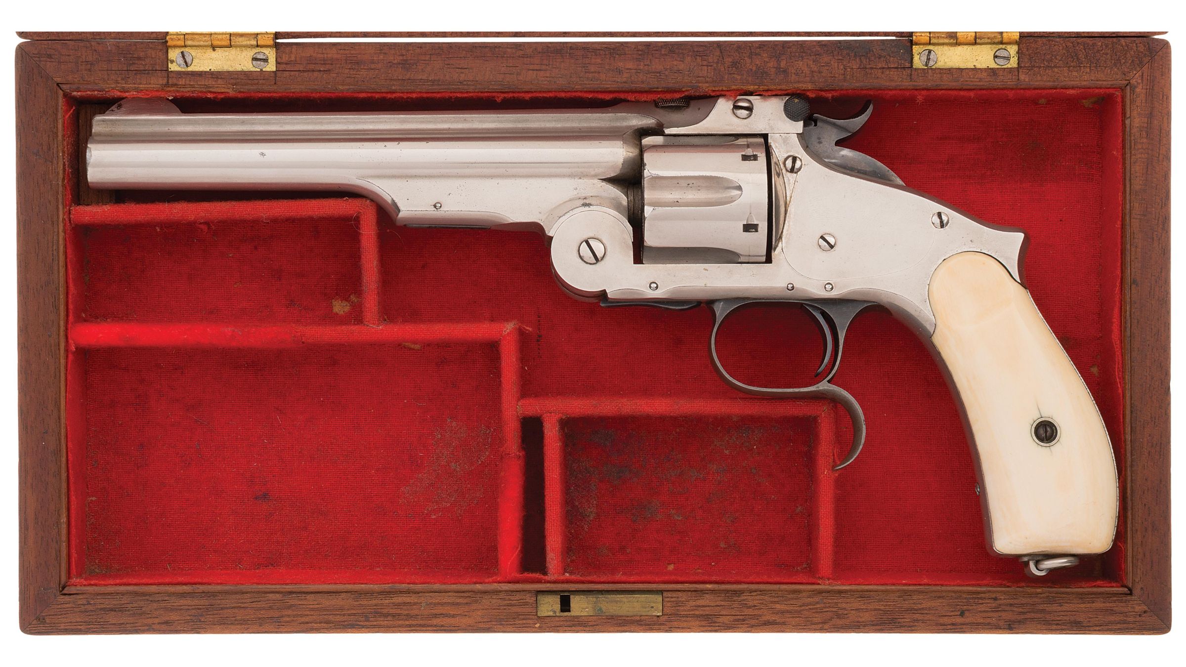 Smith & Wesson No. 3 Russian 3rd Model Revolver with Case | Rock Island ...