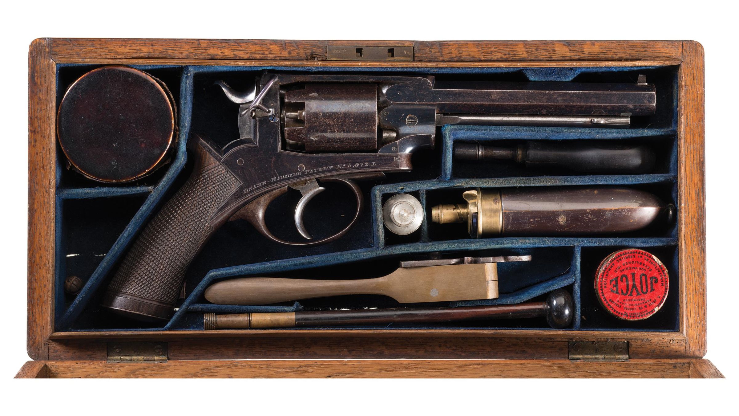 Cased Deane & Son Deane-Harding Patent Double Action Revolver | Rock ...
