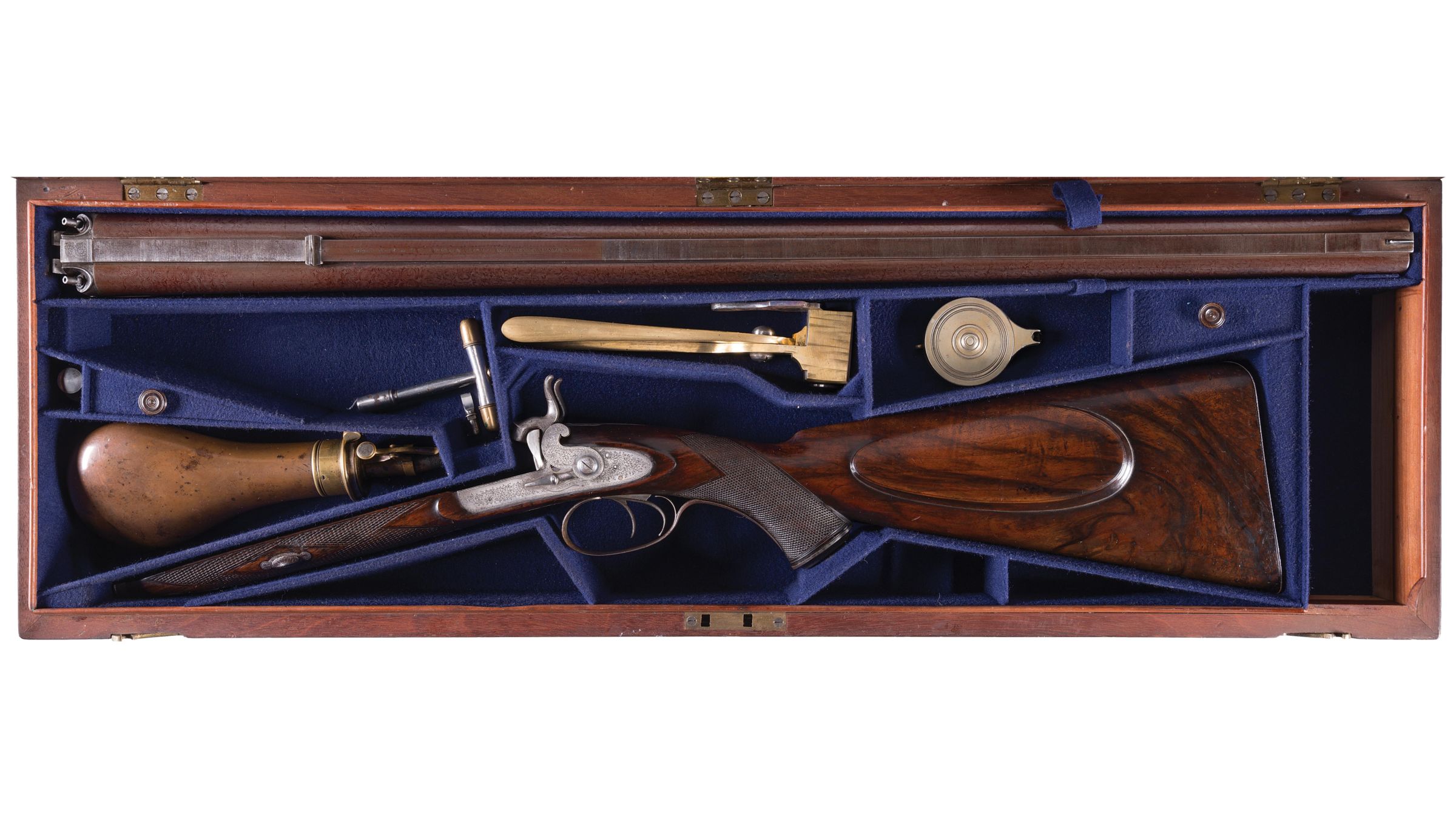 Alex. Henry Best Quality Double Barrel Percussion Rifle | Rock Island ...