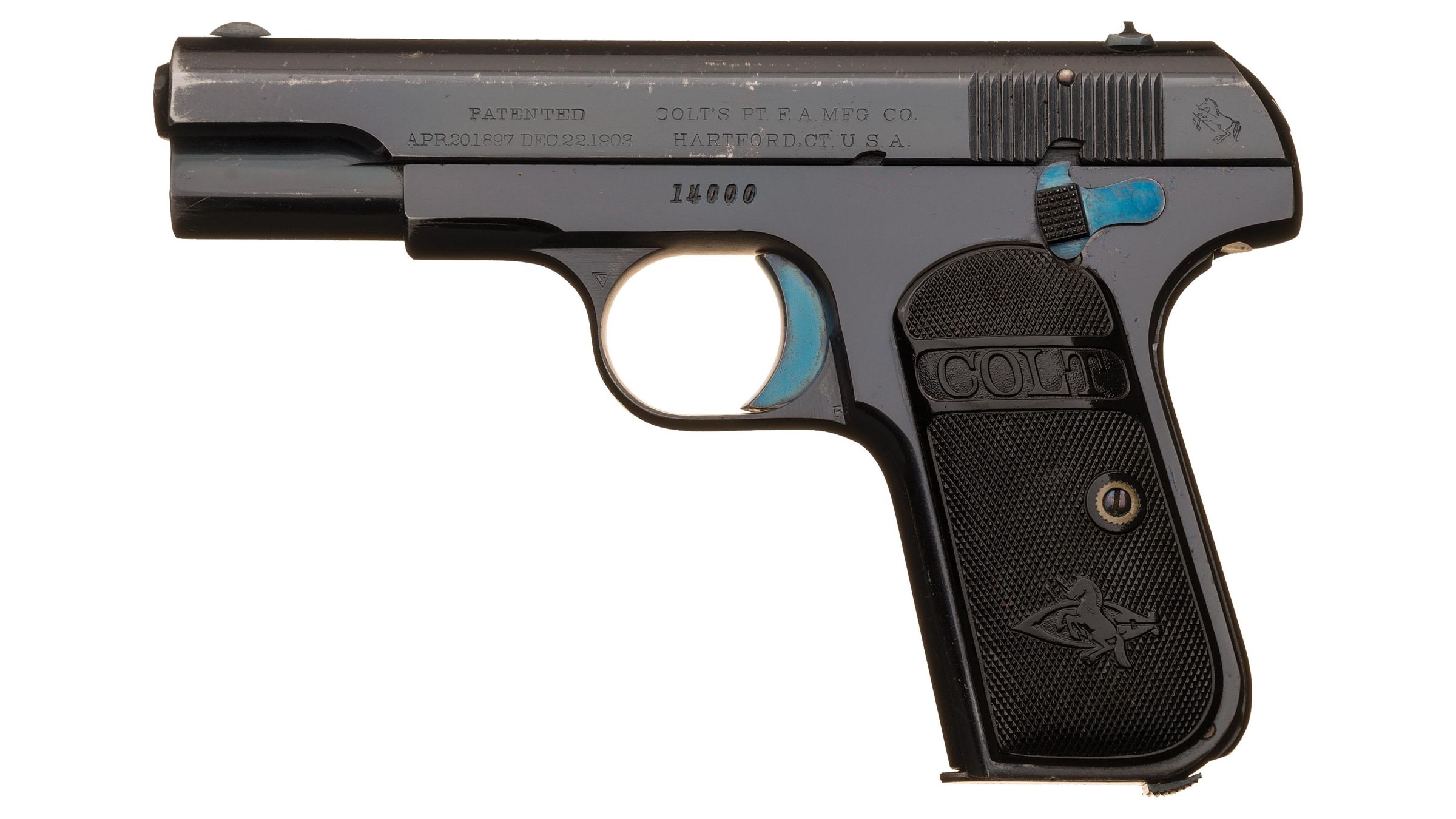 Colt Model 1908 Pocket Hammerless Semi-Automatic Pistol | Rock Island ...