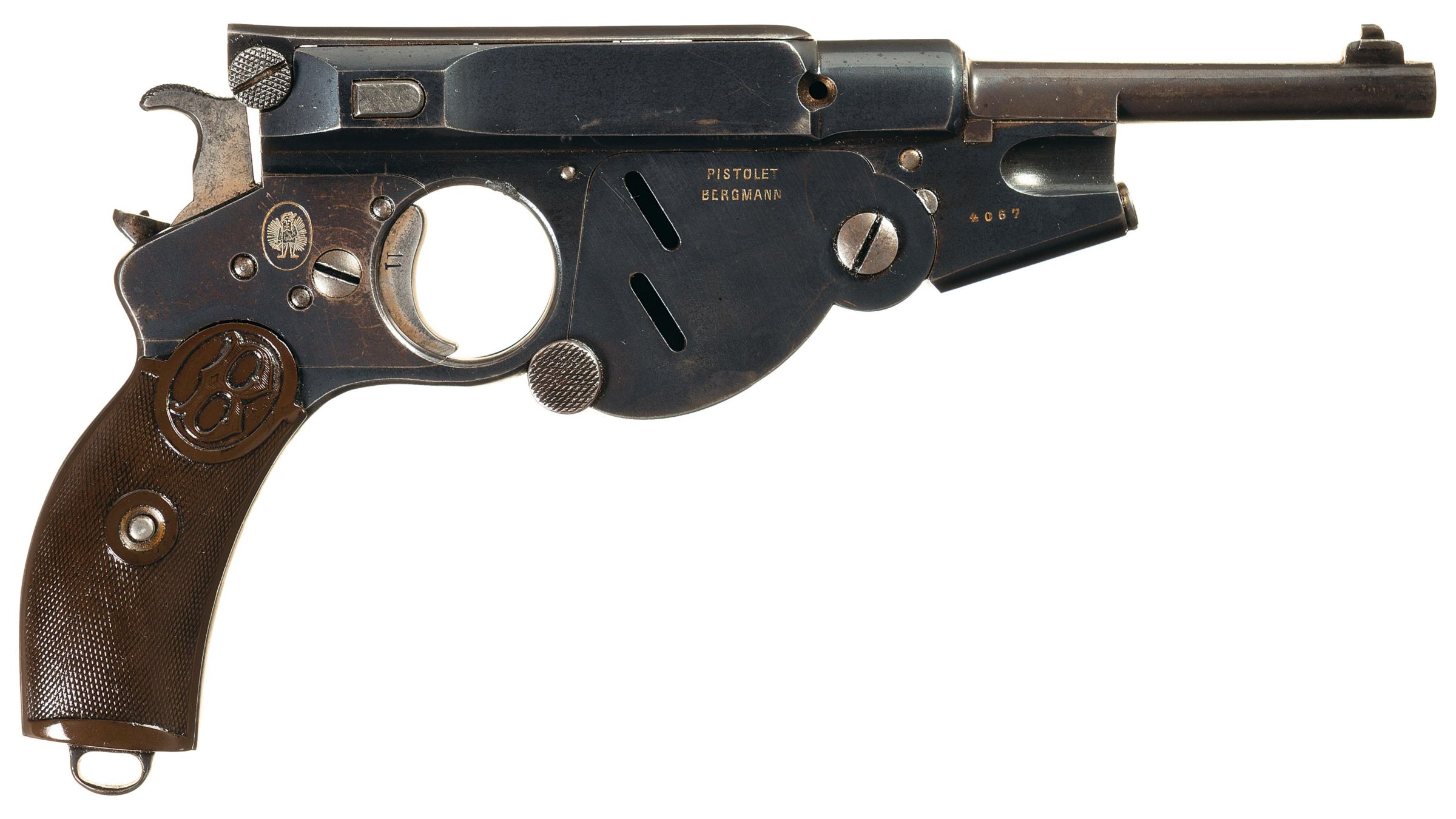 Bergmann Model 1896 Number 3 Semi-Automatic Pistol | Rock Island Auction
