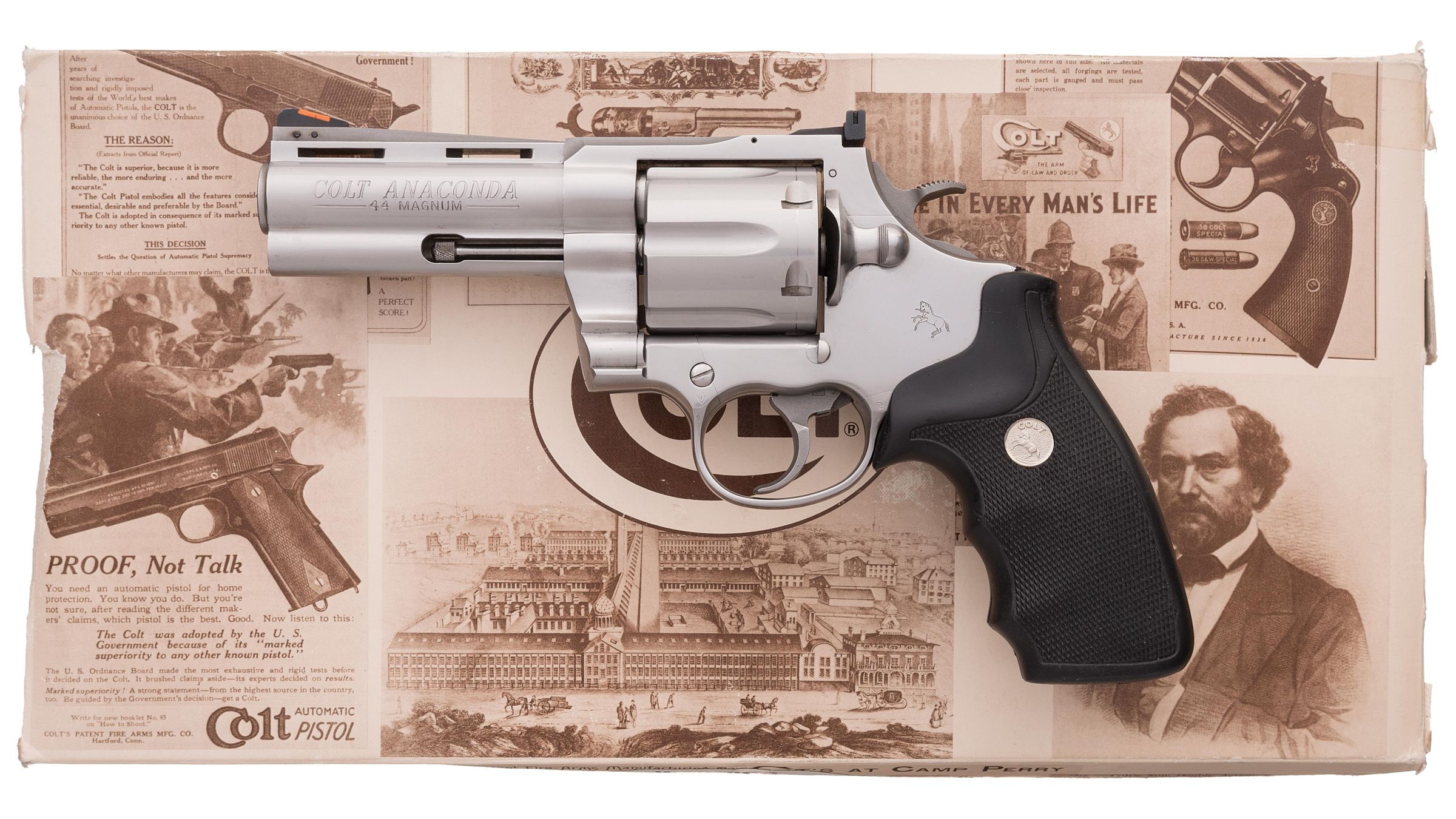 Colt Anaconda Double Action Revolver with Box and Case | Rock Island ...