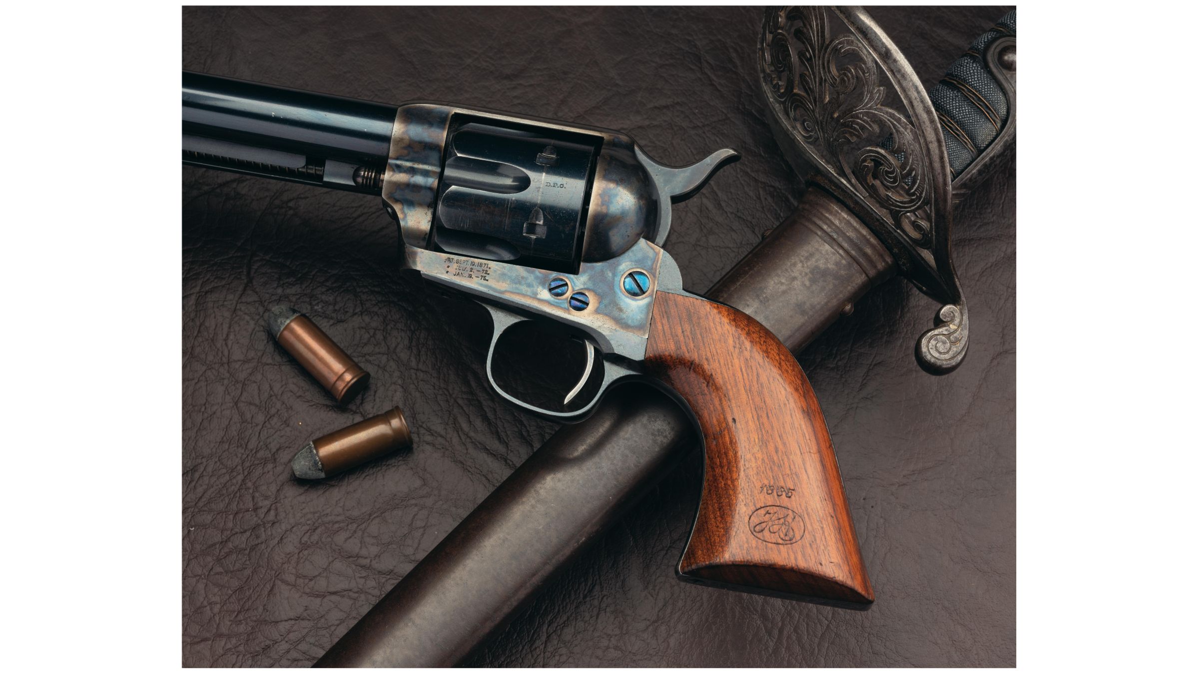 1885 Production U.S. Colt SA Cavalry Model Revolver | Rock Island Auction