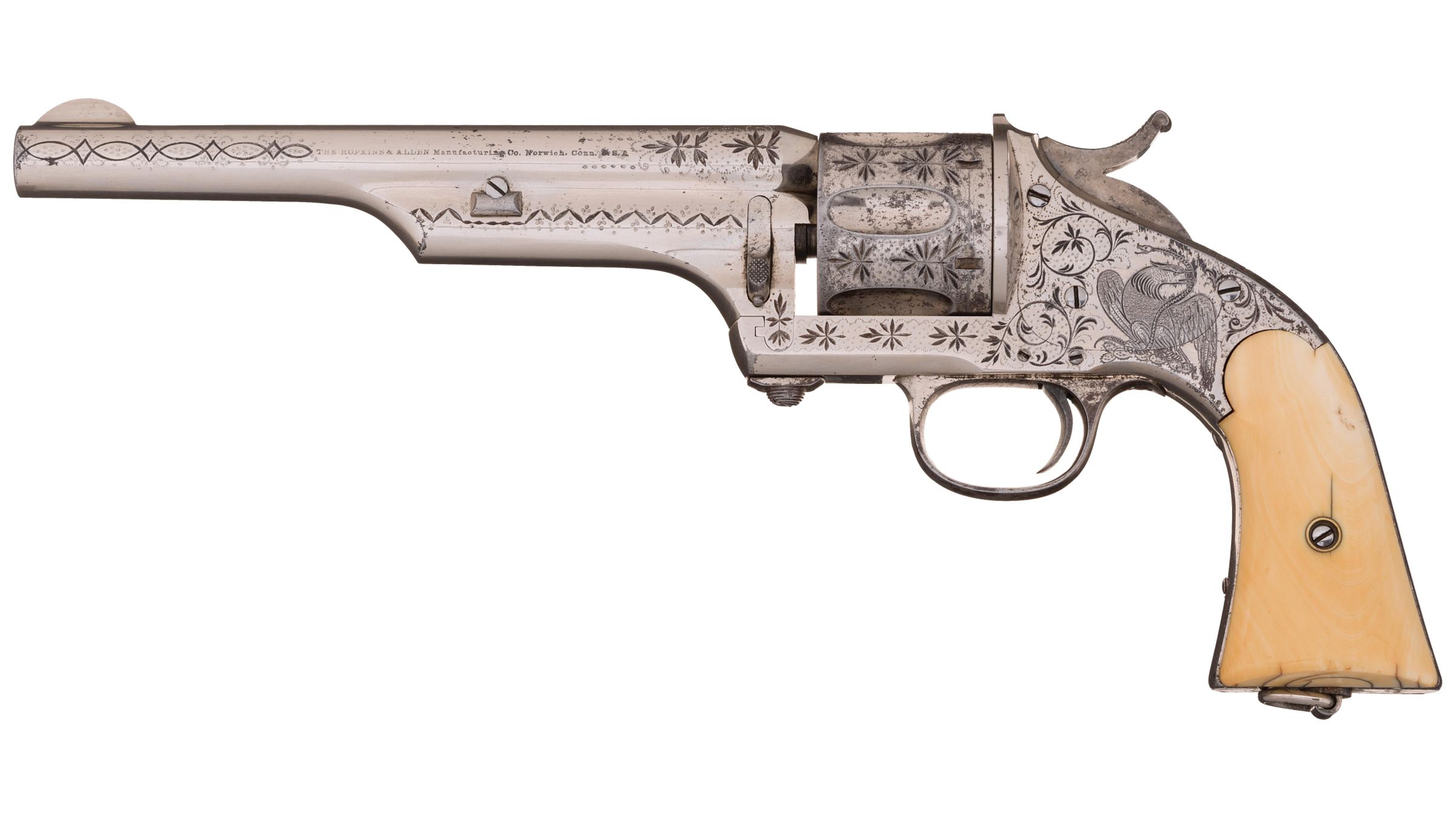 Factory Engraved Merwin, Hulbert & Co. Large Frame Revolver | Rock ...