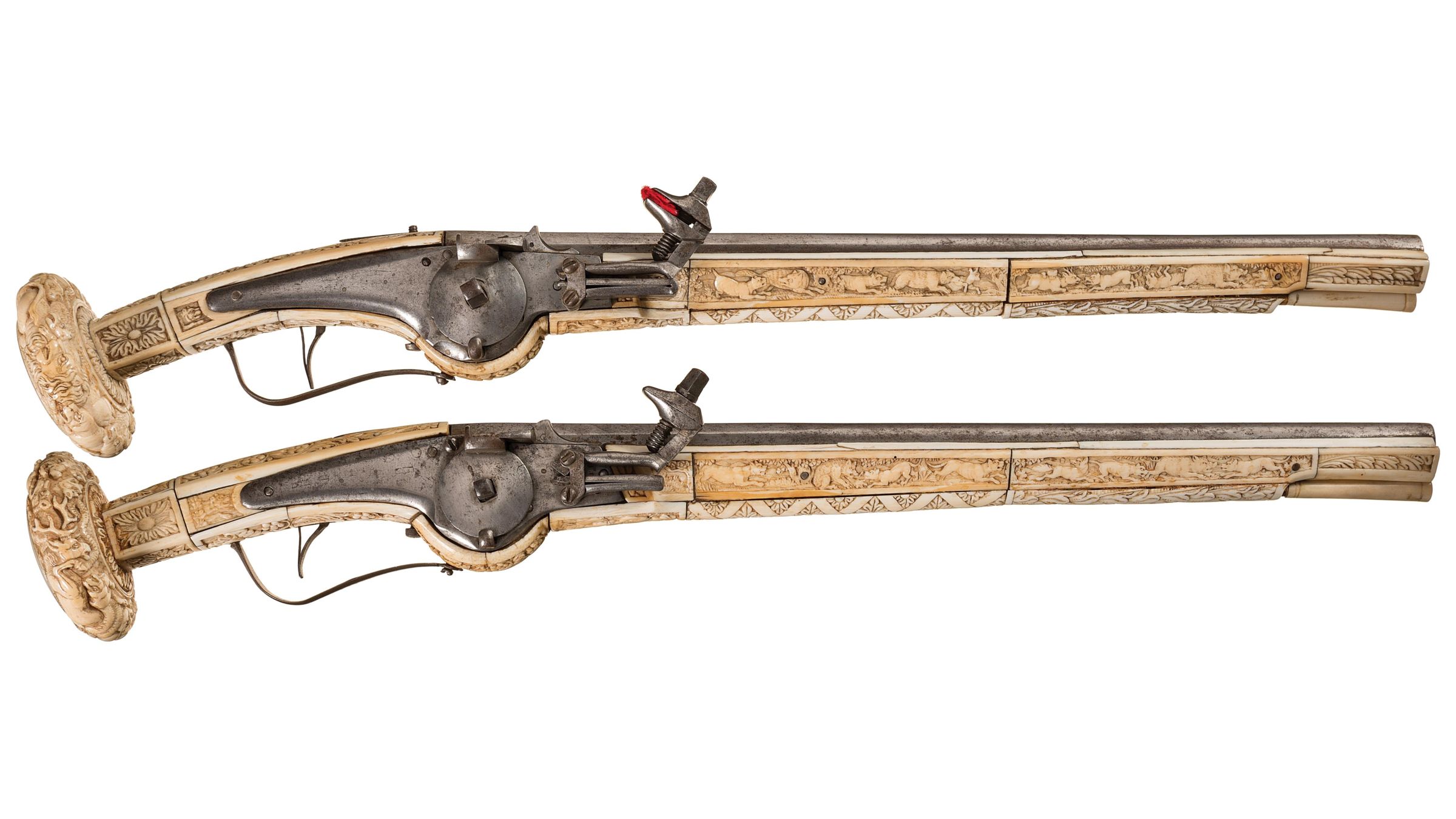 Pair of Victorian Wheellock Pistols | Rock Island Auction