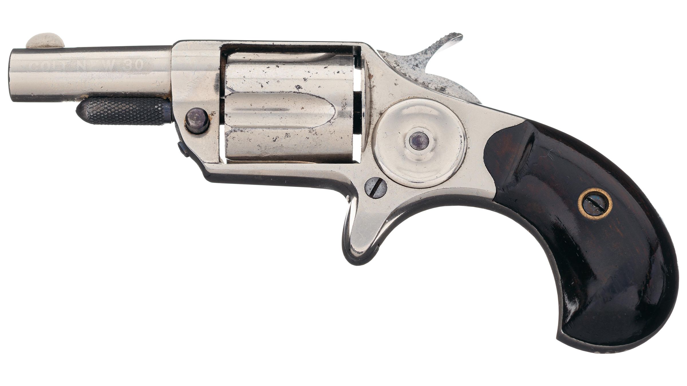 Short Barrel Colt New Line 30 Etched Panel Pocket Revolver | Rock ...