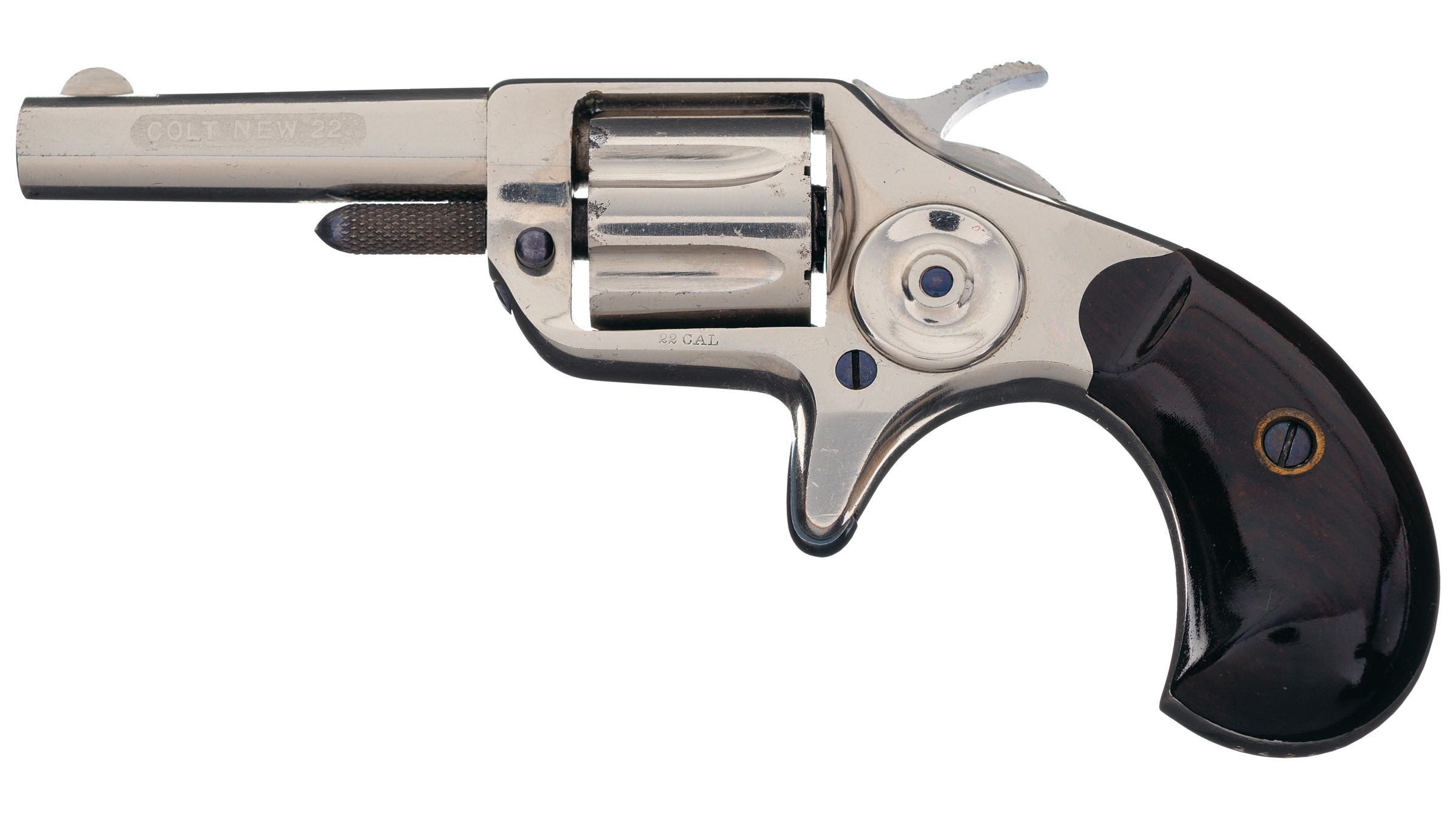 Colt New Line 22 Etched Panel Pocket Revolver | Rock Island Auction