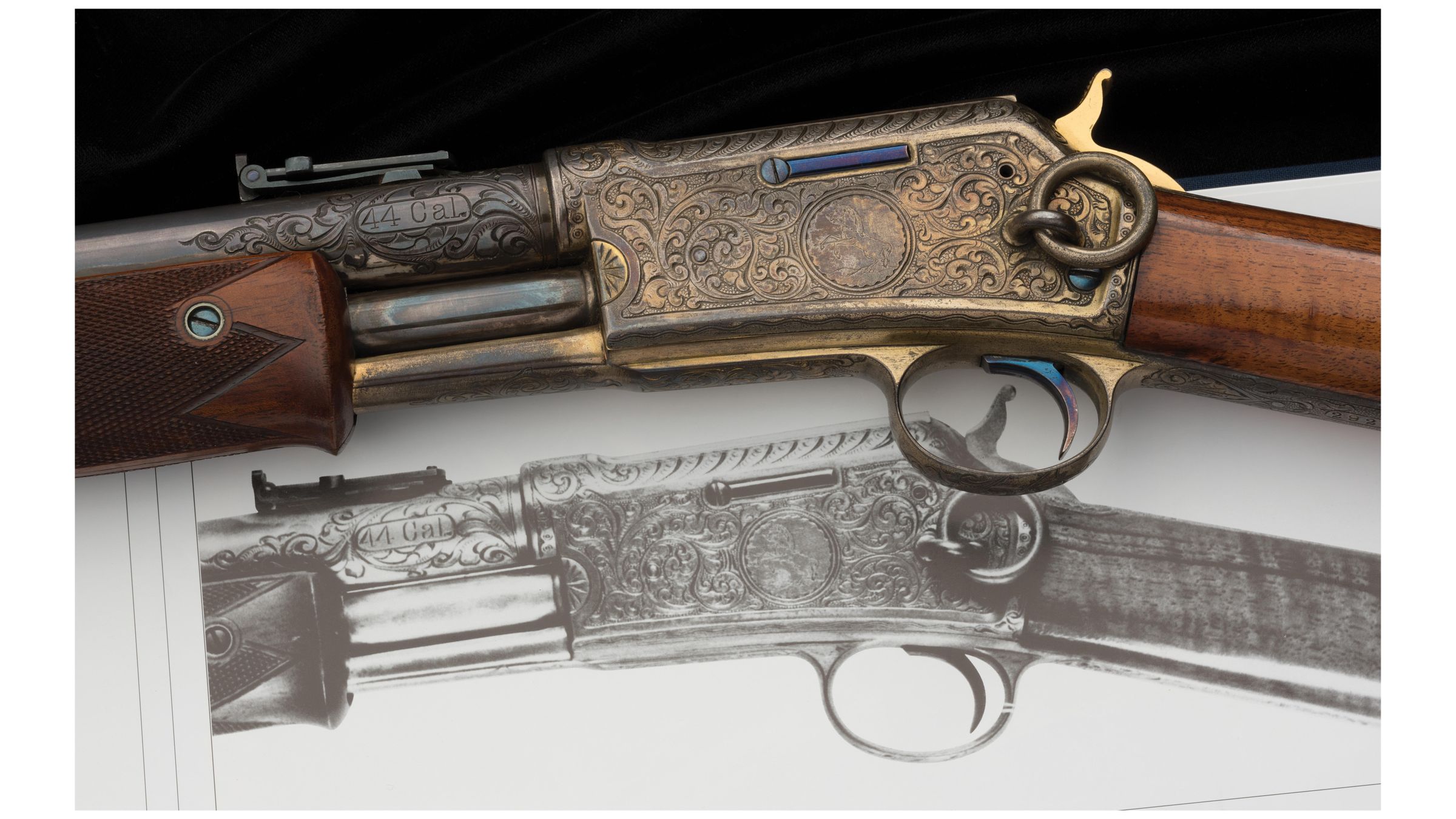 Documented L.D. Nimschke Engraved Colt Lightning Carbine | Rock Island ...