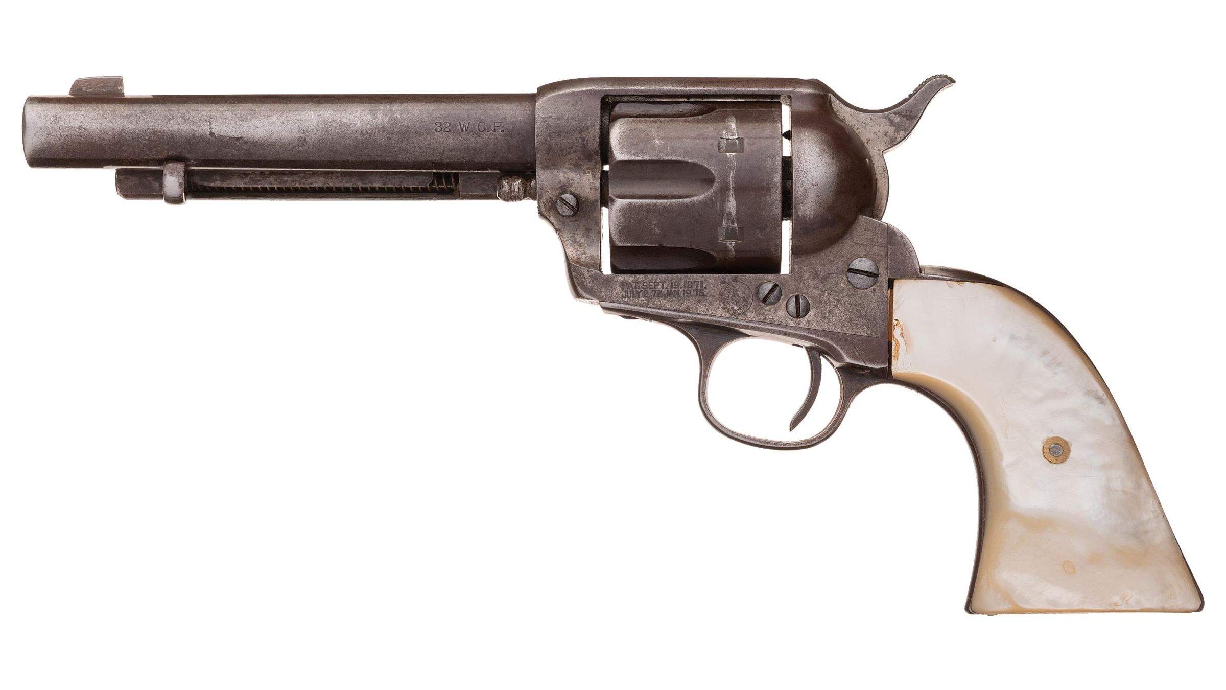 Documented Antique Colt Single Action Army Revolver with Letter | Rock ...