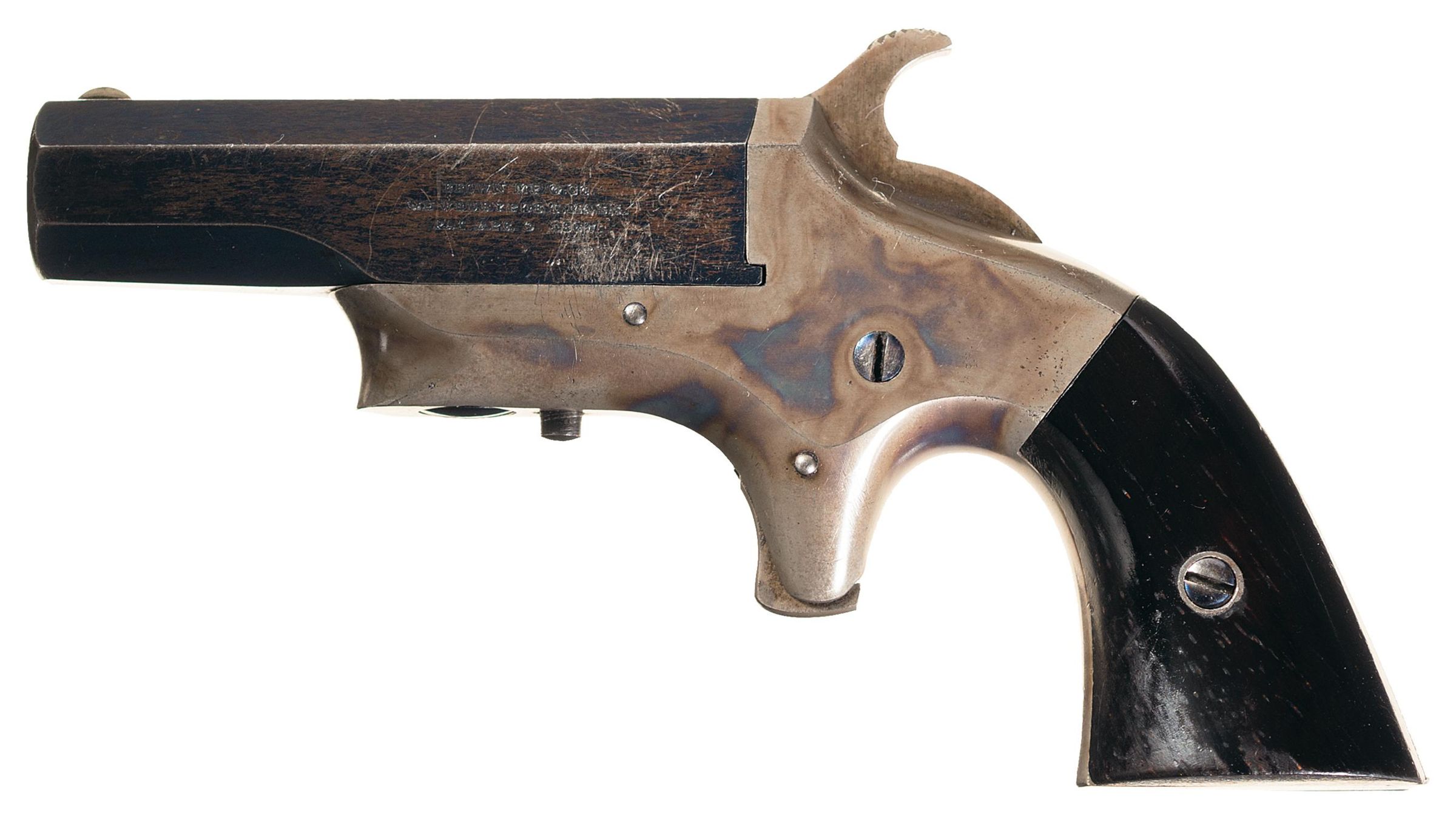 Rare Iron Frame Brown Manufacturing Co. Southerner Derringer | Rock ...
