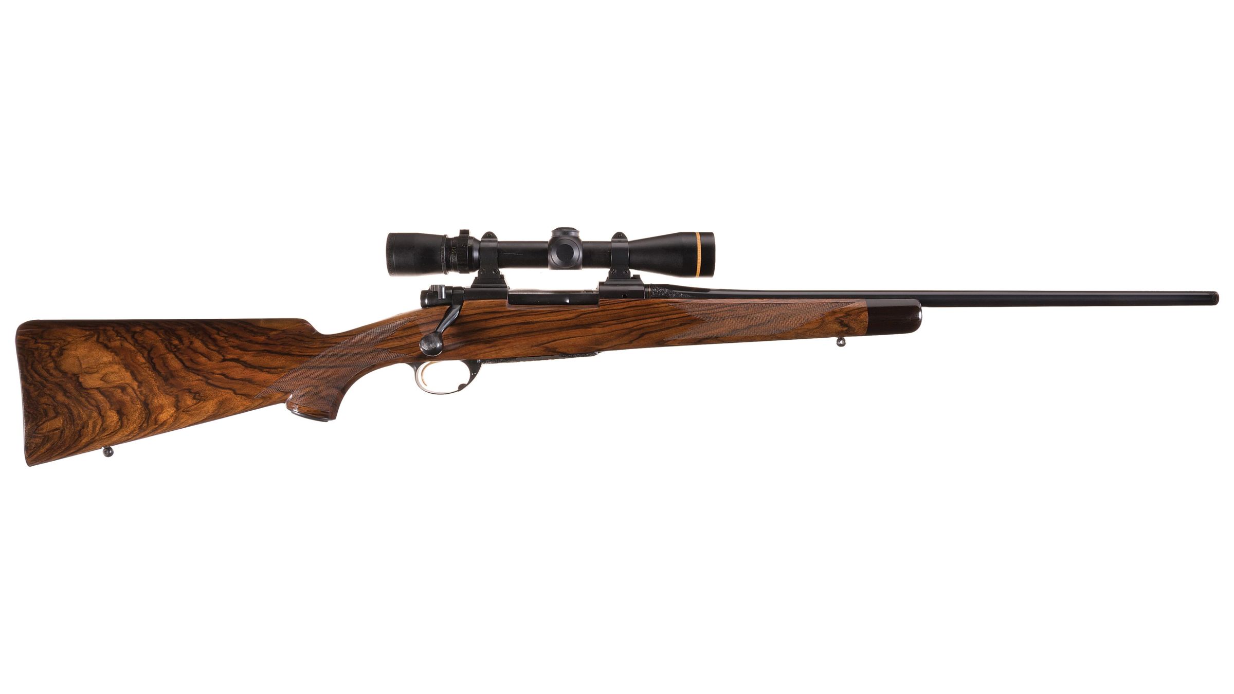 Engraved Winchester Model 70 Rifle with Scope | Rock Island Auction
