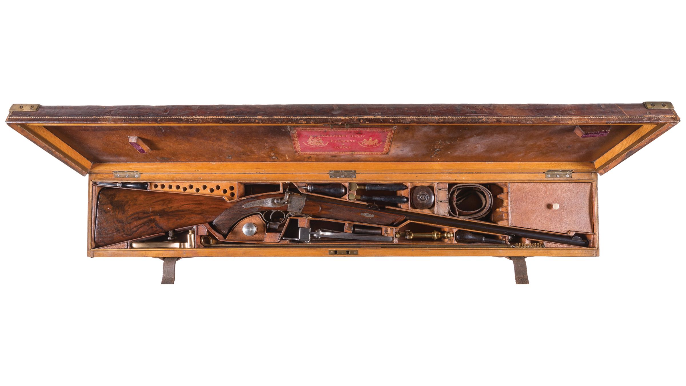 Alex. Henry .360 BPE Falling Block Rifle | Rock Island Auction