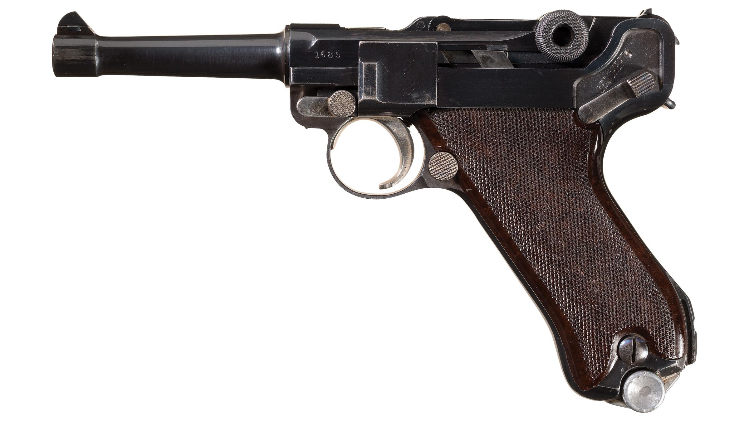 Krieghoff "S" Code Mid-Range Variant Luger Pistol | Rock Island Auction