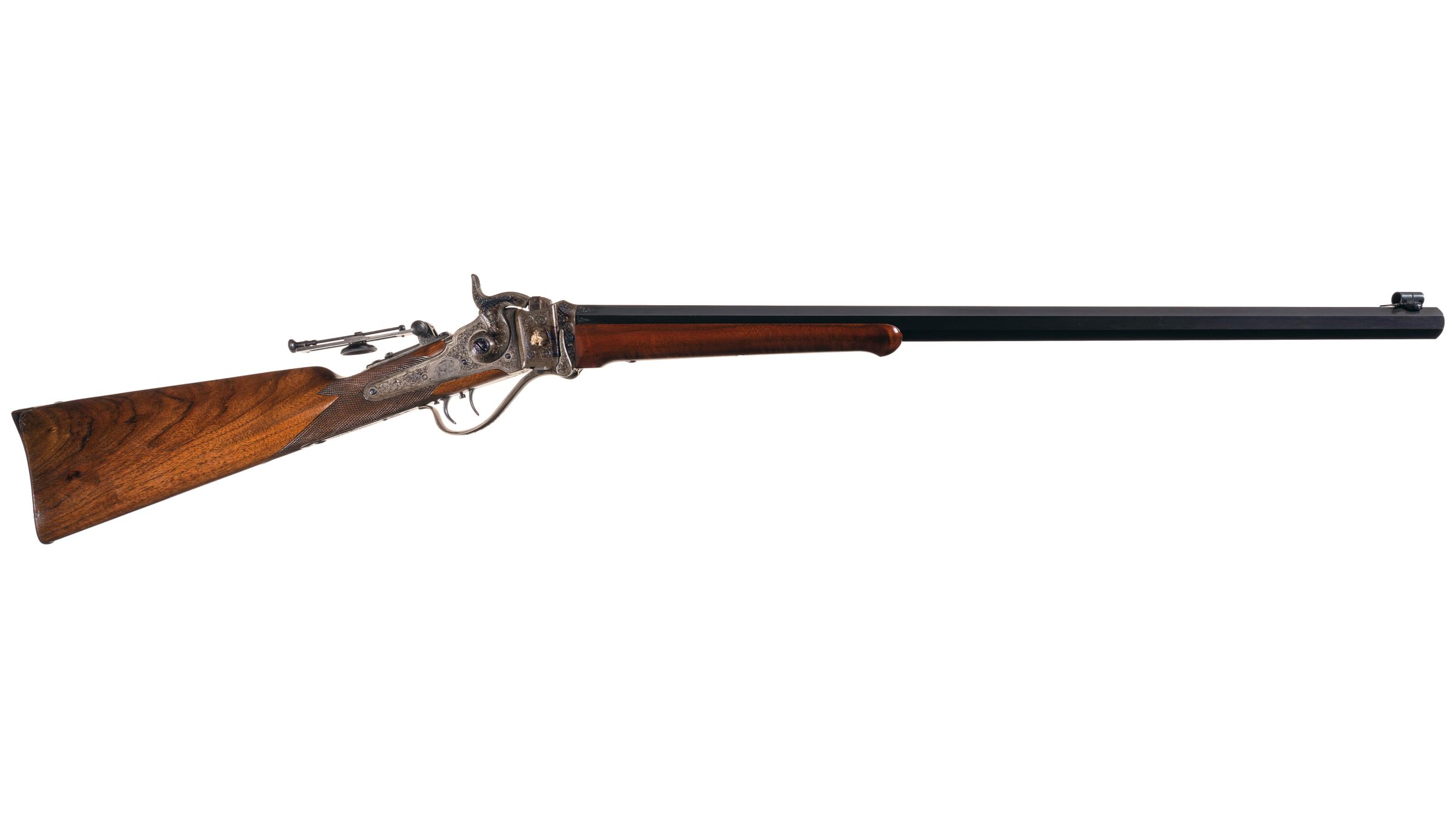 Engraved Sharps Model 1874 Single Shot Rifle | Rock Island Auction