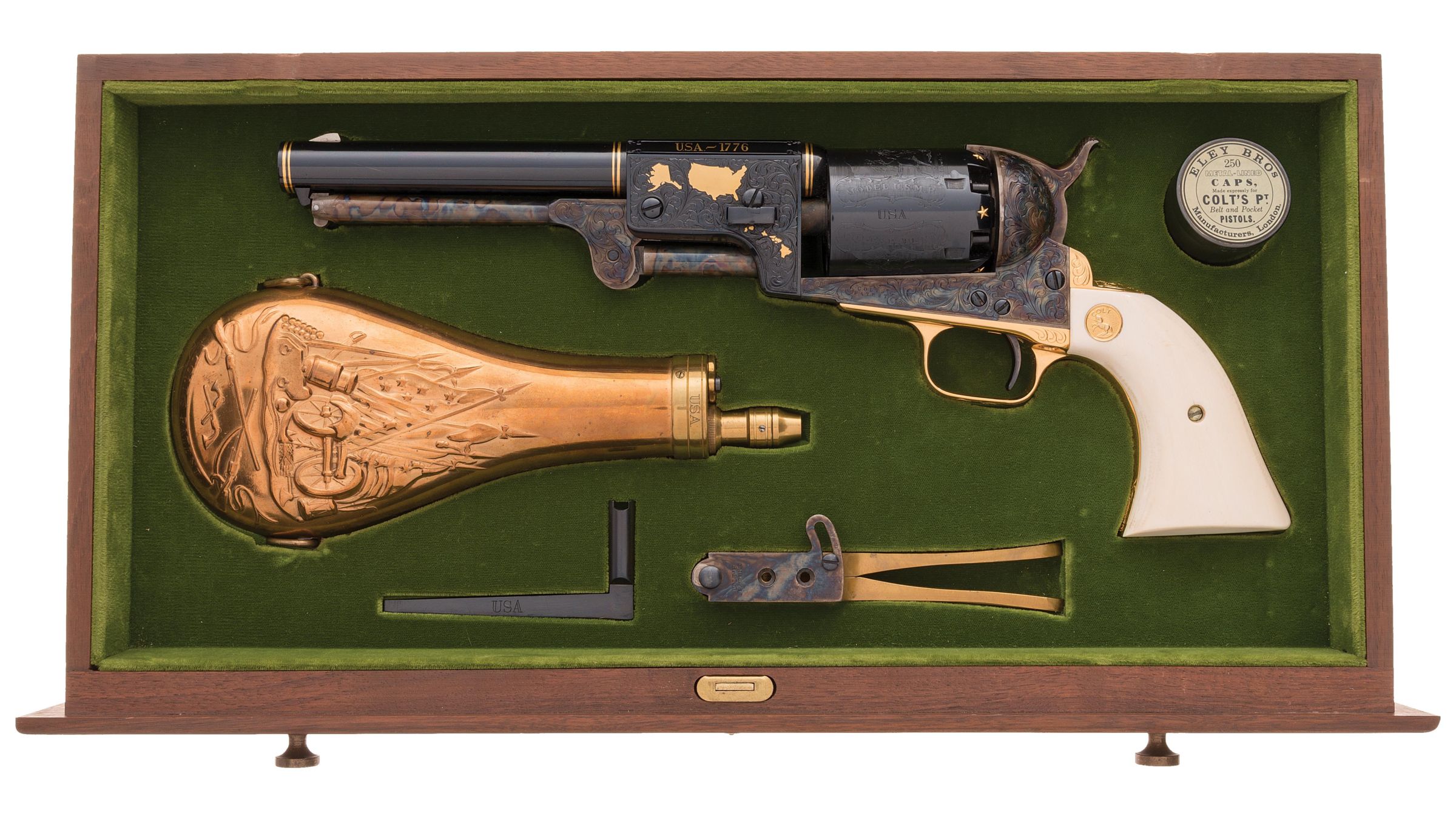 Burt Signed and Engraved Colt Third Model Dragoon Revolver | Rock ...