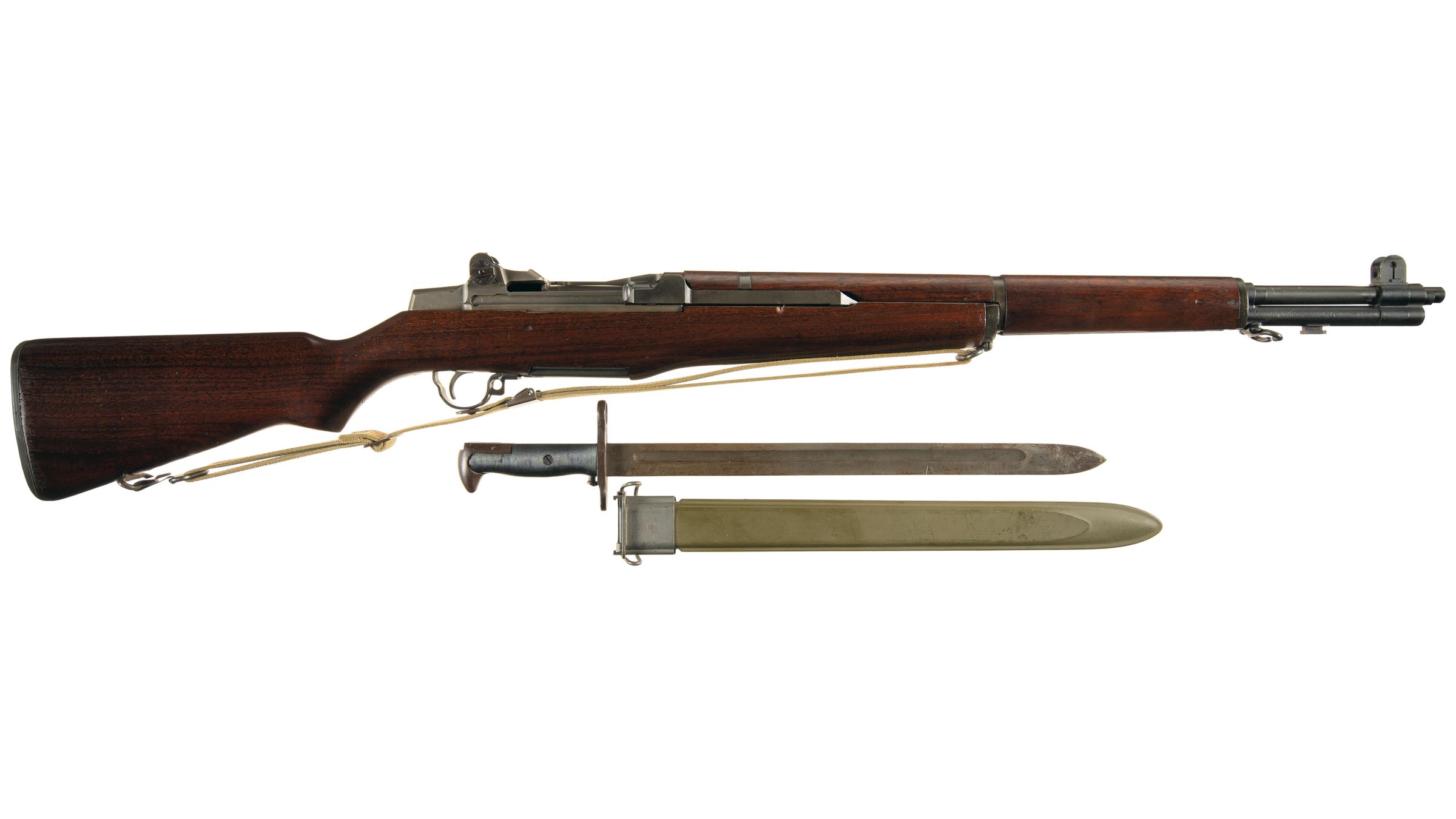 Springfield Armory M1 Garand Semi-Automatic Rifle with Bayonet | Rock ...