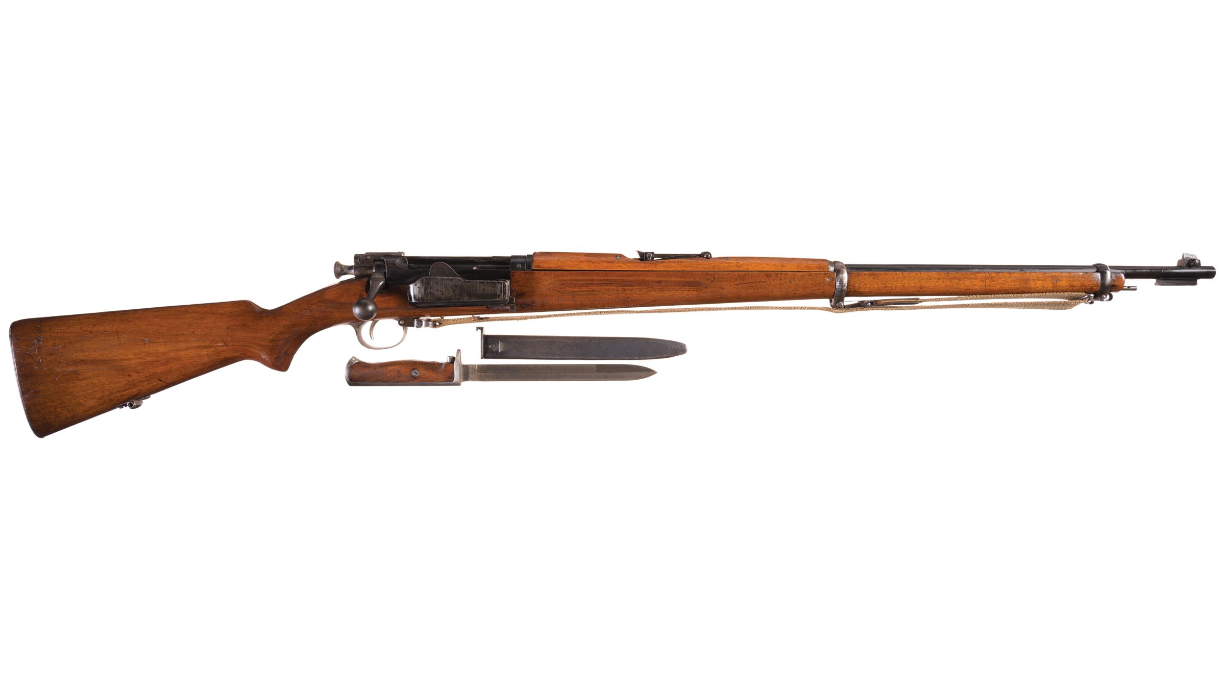 Occupation Production Norwegian 1894 Krag Rifle with Bayonet | Rock ...