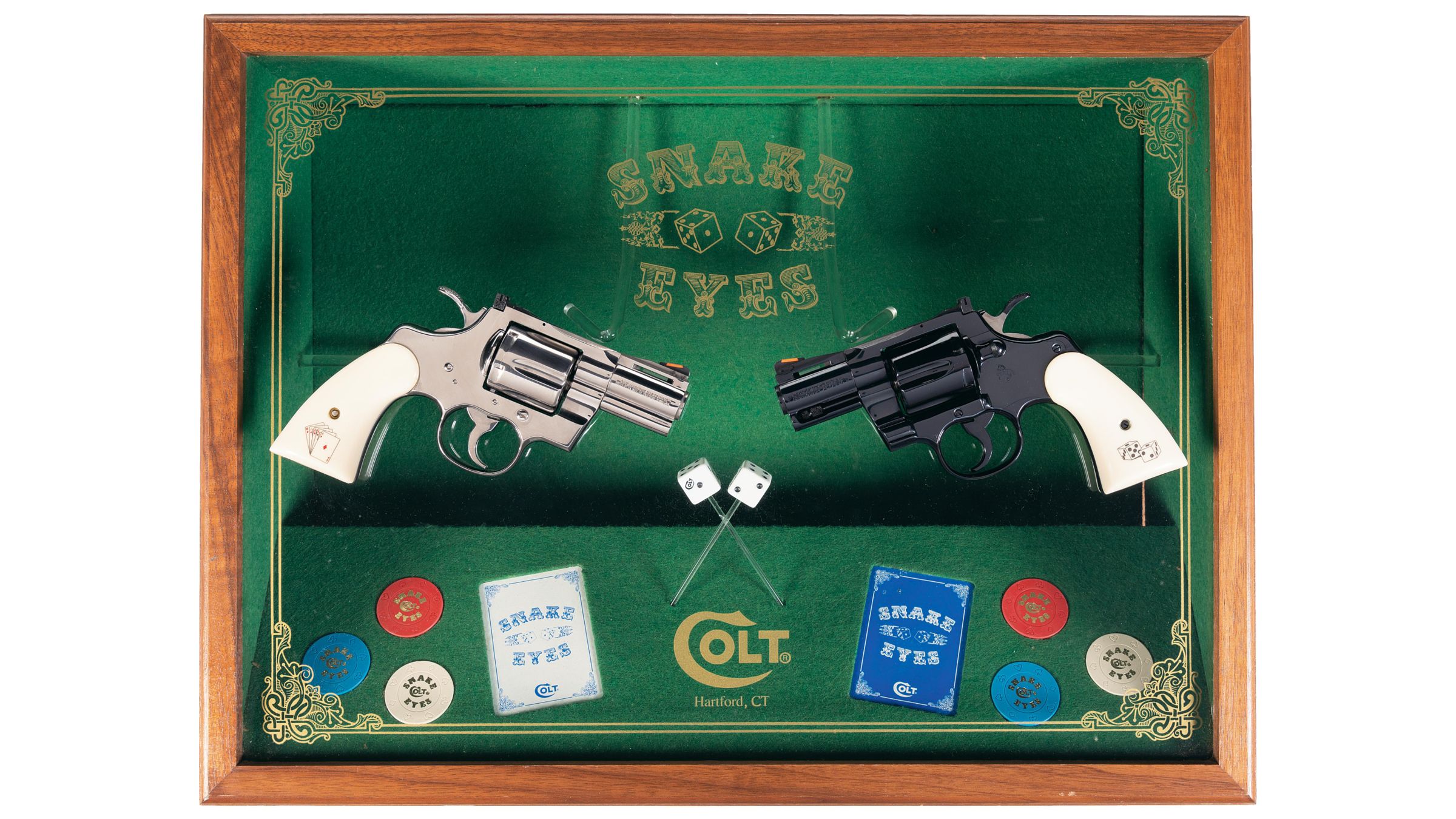 Matched Set of Colt Python Snake Eyes Double Action Revolvers | Rock ...