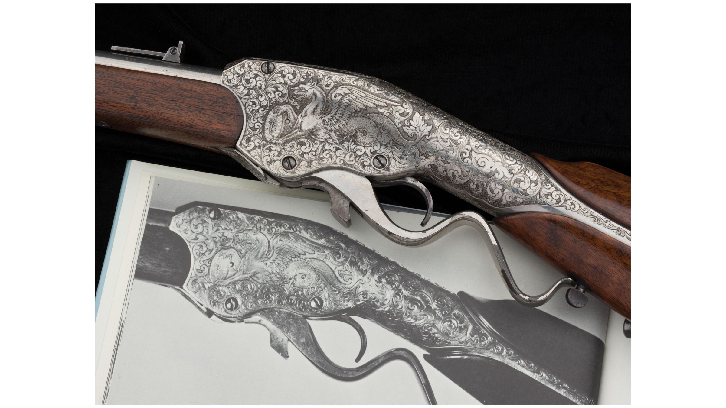 Nimschke Panel Scene Engraved Evans Lever Action Musket | Rock Island ...