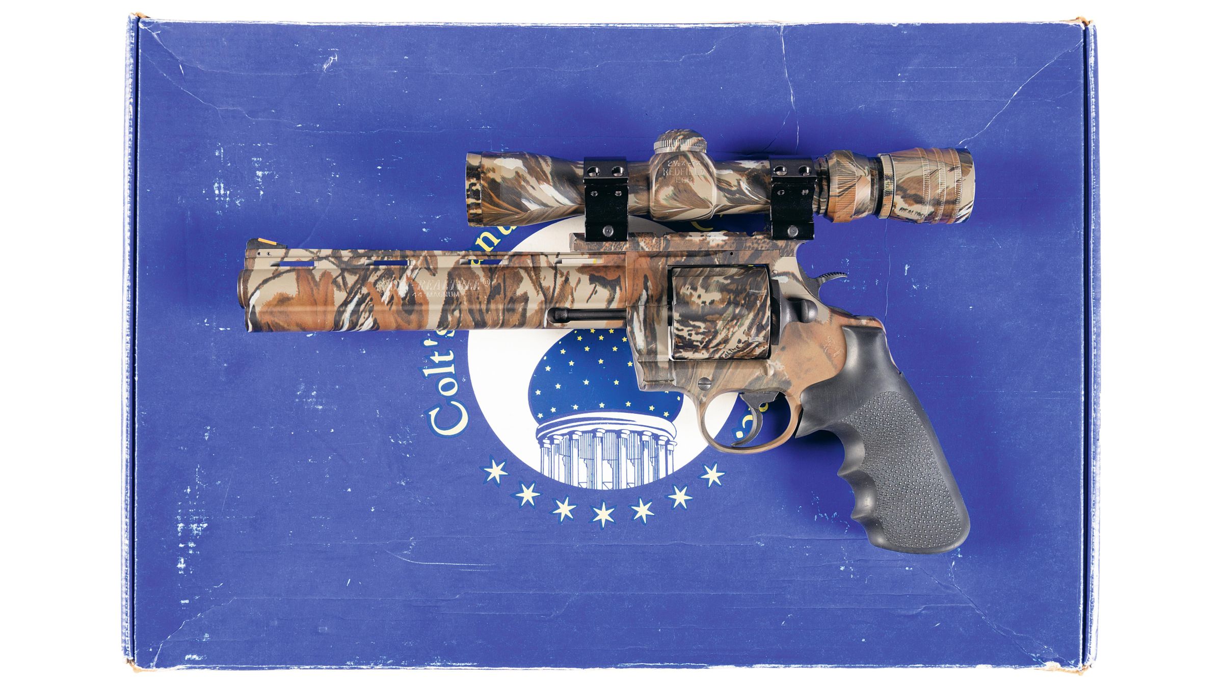 Colt Team Realtree Anaconda Double Action Revolver with Scope | Rock ...