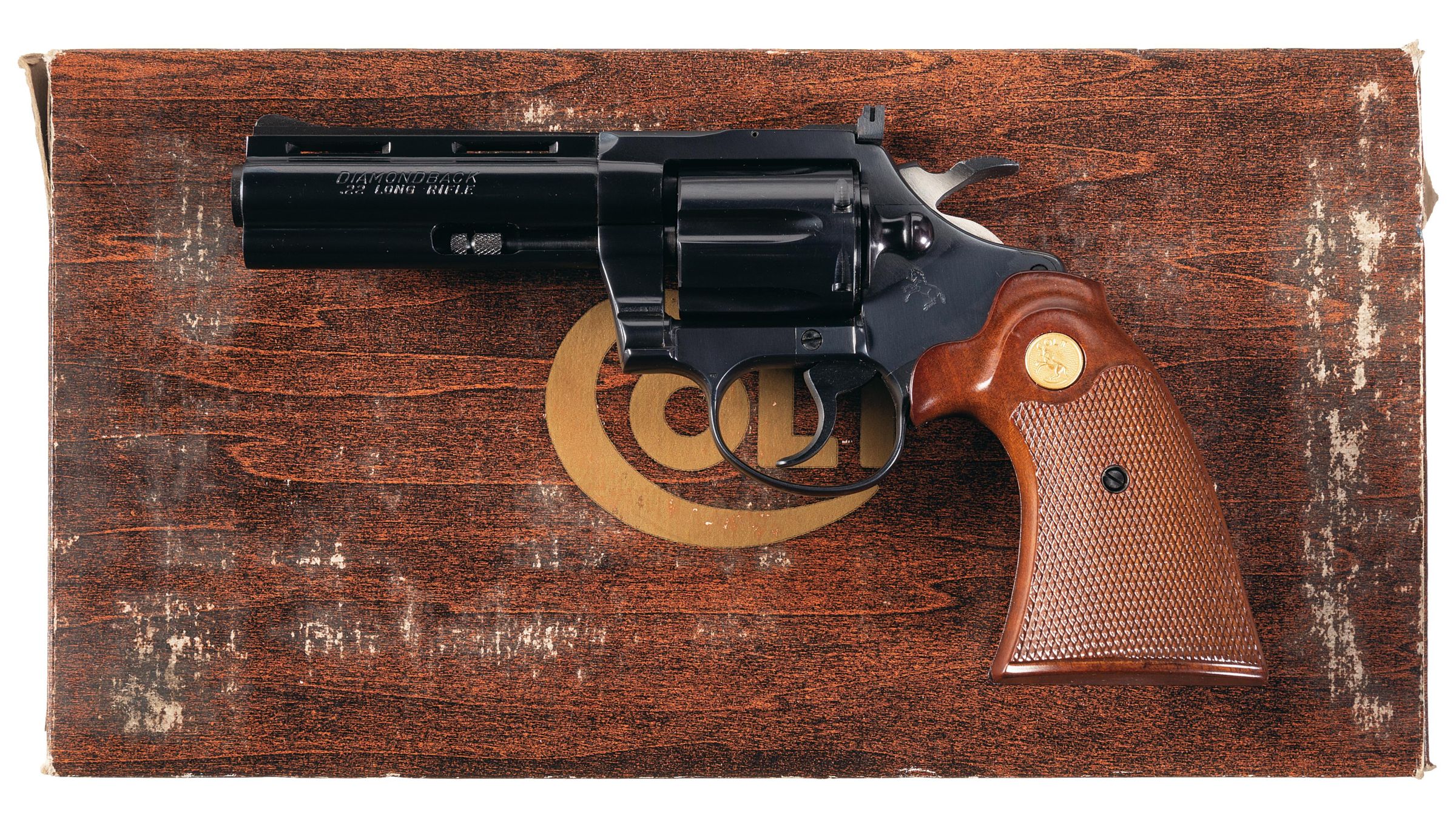 Colt Diamondback Double Action .22 LR Revolver with Box | Rock Island ...