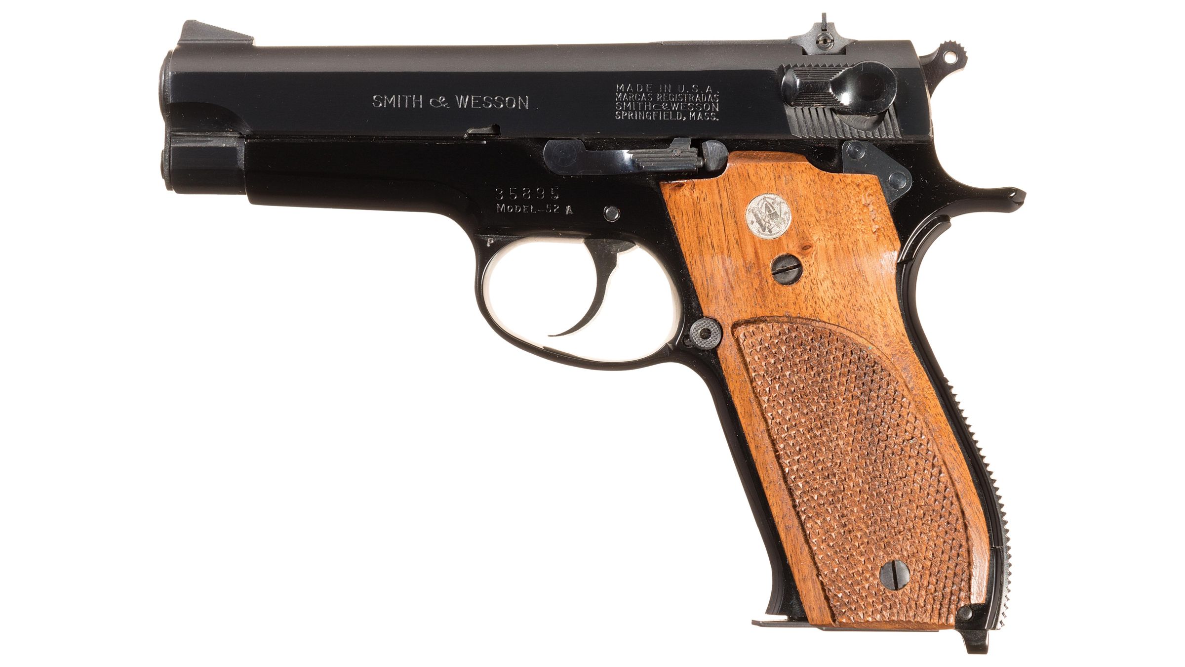 Smith & Wesson Model 52-A 38 AMU Semi-Automatic Pistol | Rock Island ...